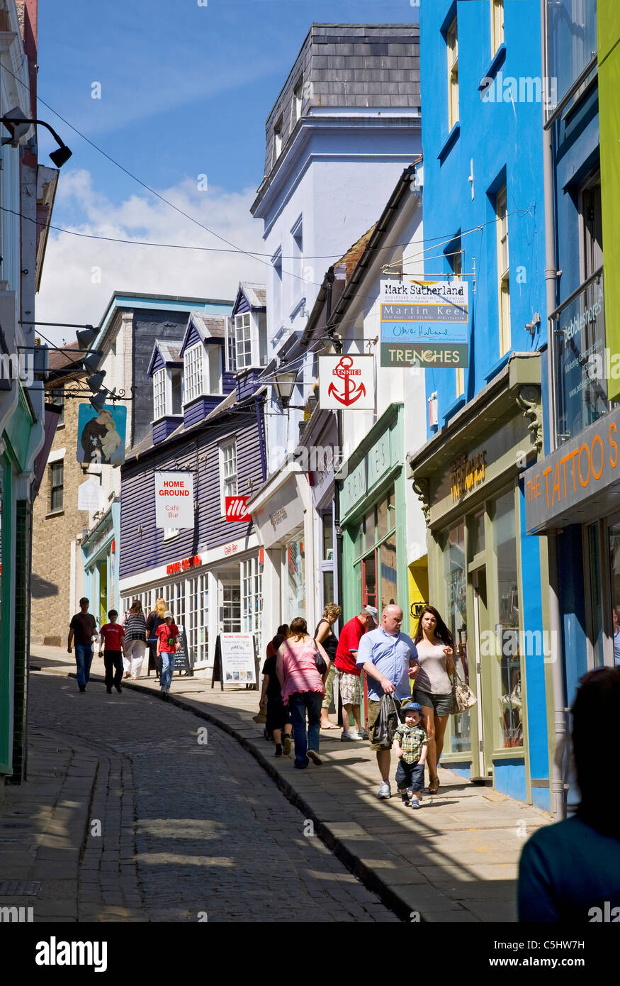 Old folkestone hi-res stock photography and images - Alamy