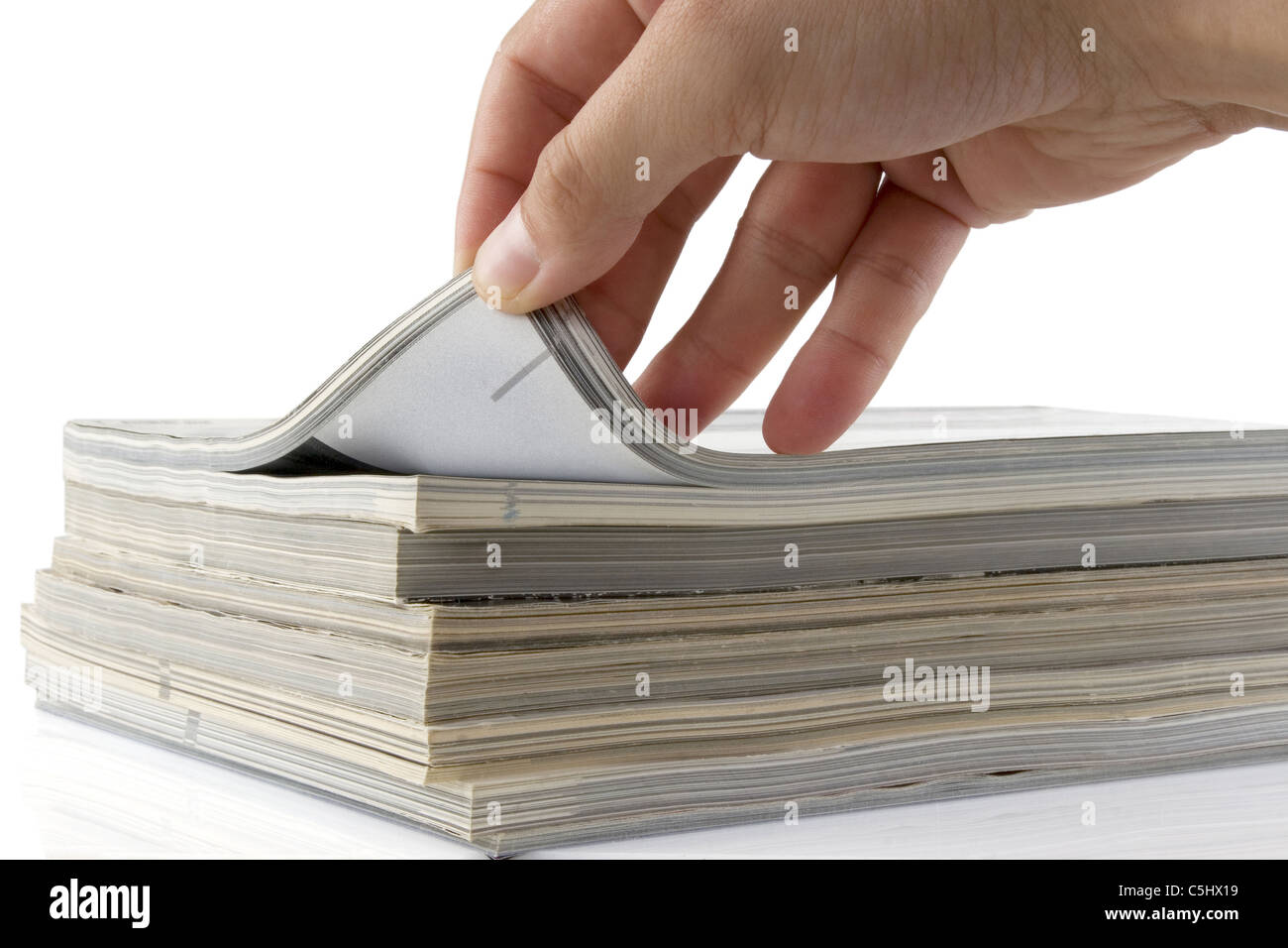 Self magazine stack hi-res stock photography and images - Alamy