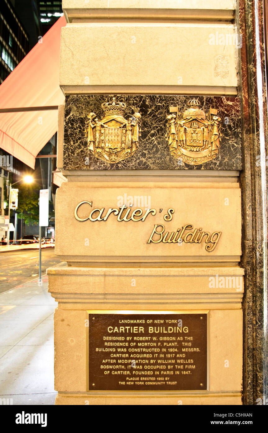 Cartier building new york city hi-res stock photography and images - Alamy