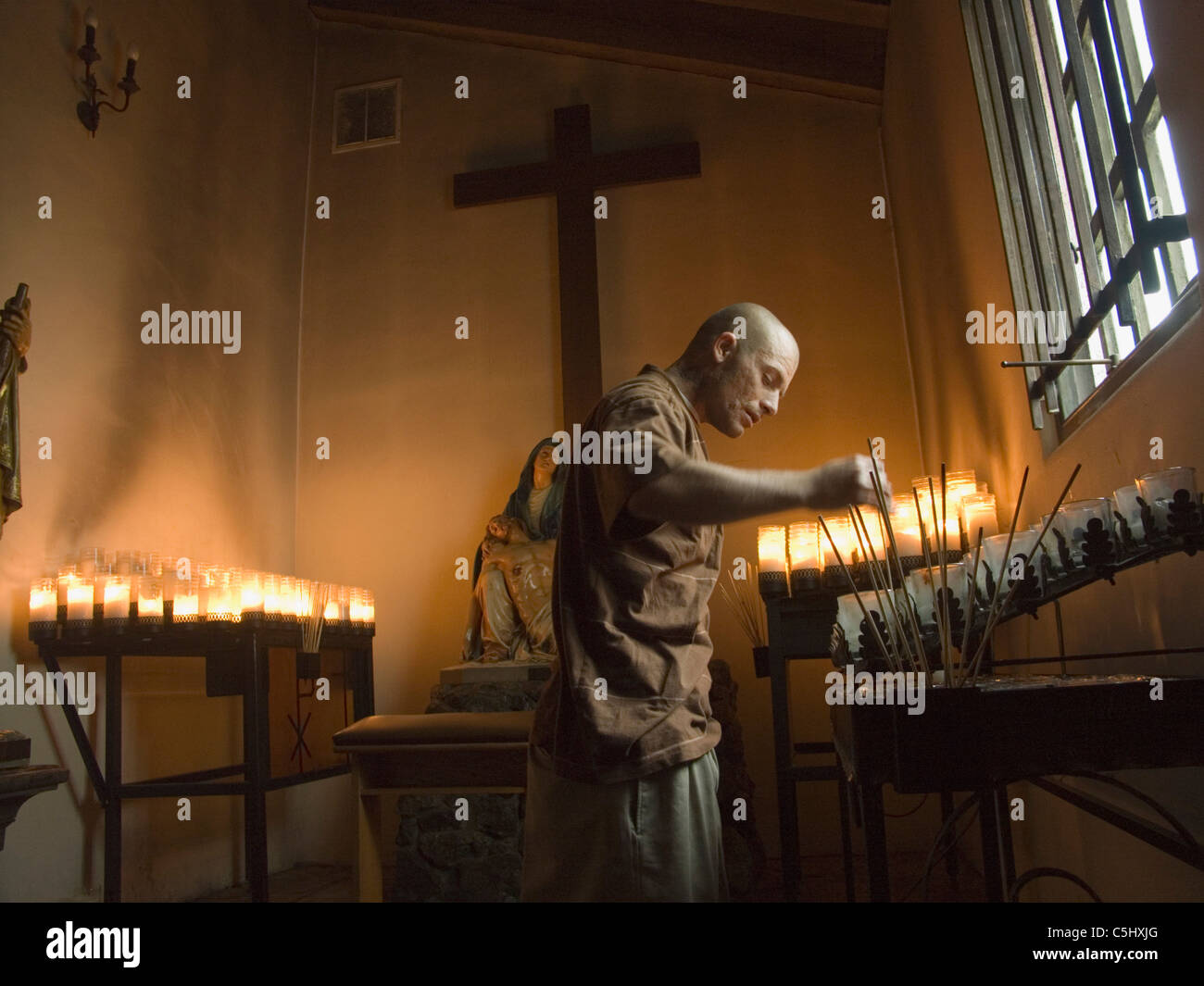 Catholic church goers in San Luis Obispo, California Stock Photo - Alamy