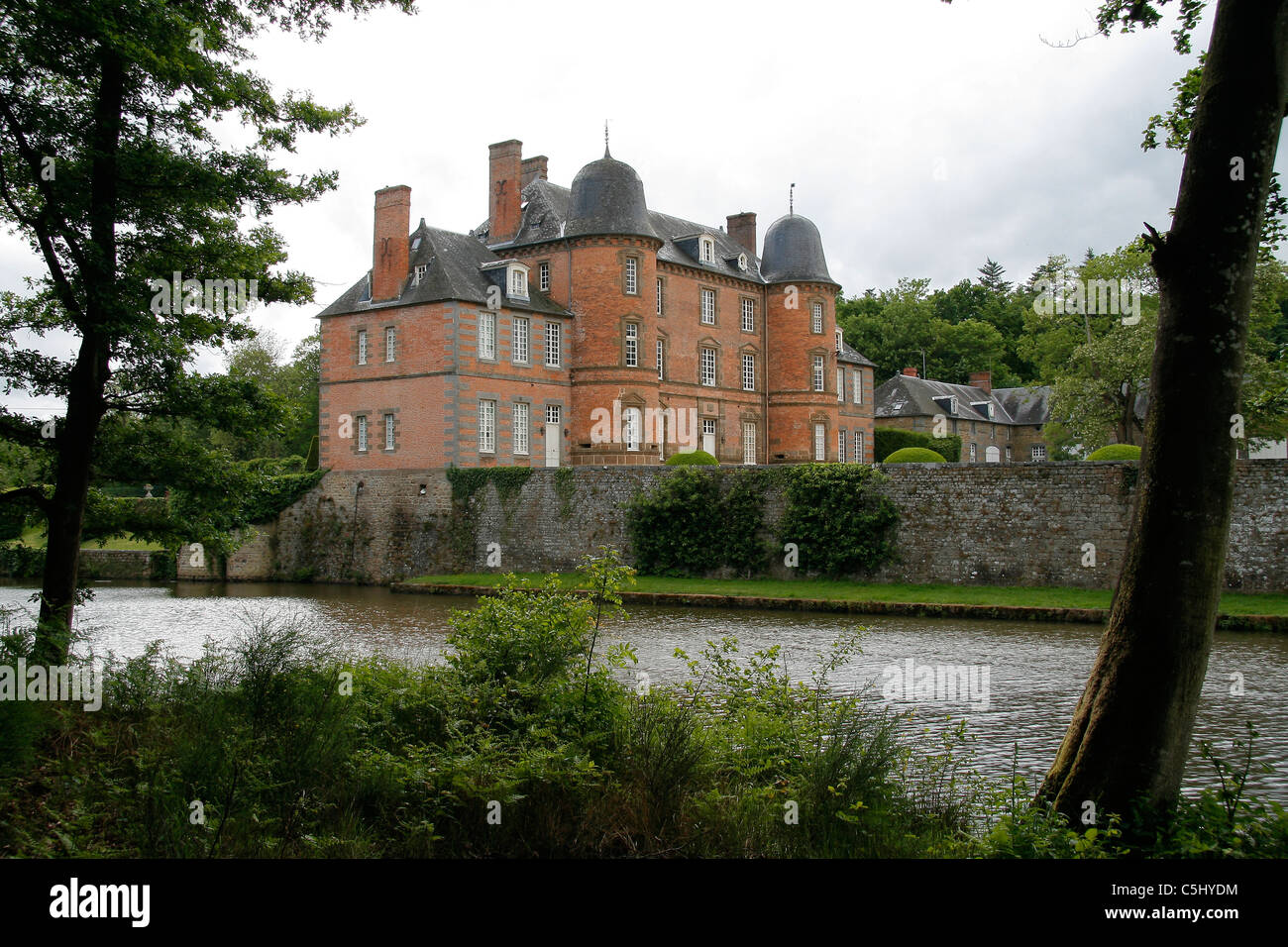 Castle of Couterne, XVIe, Orne department, Normandy, France Stock Photo ...