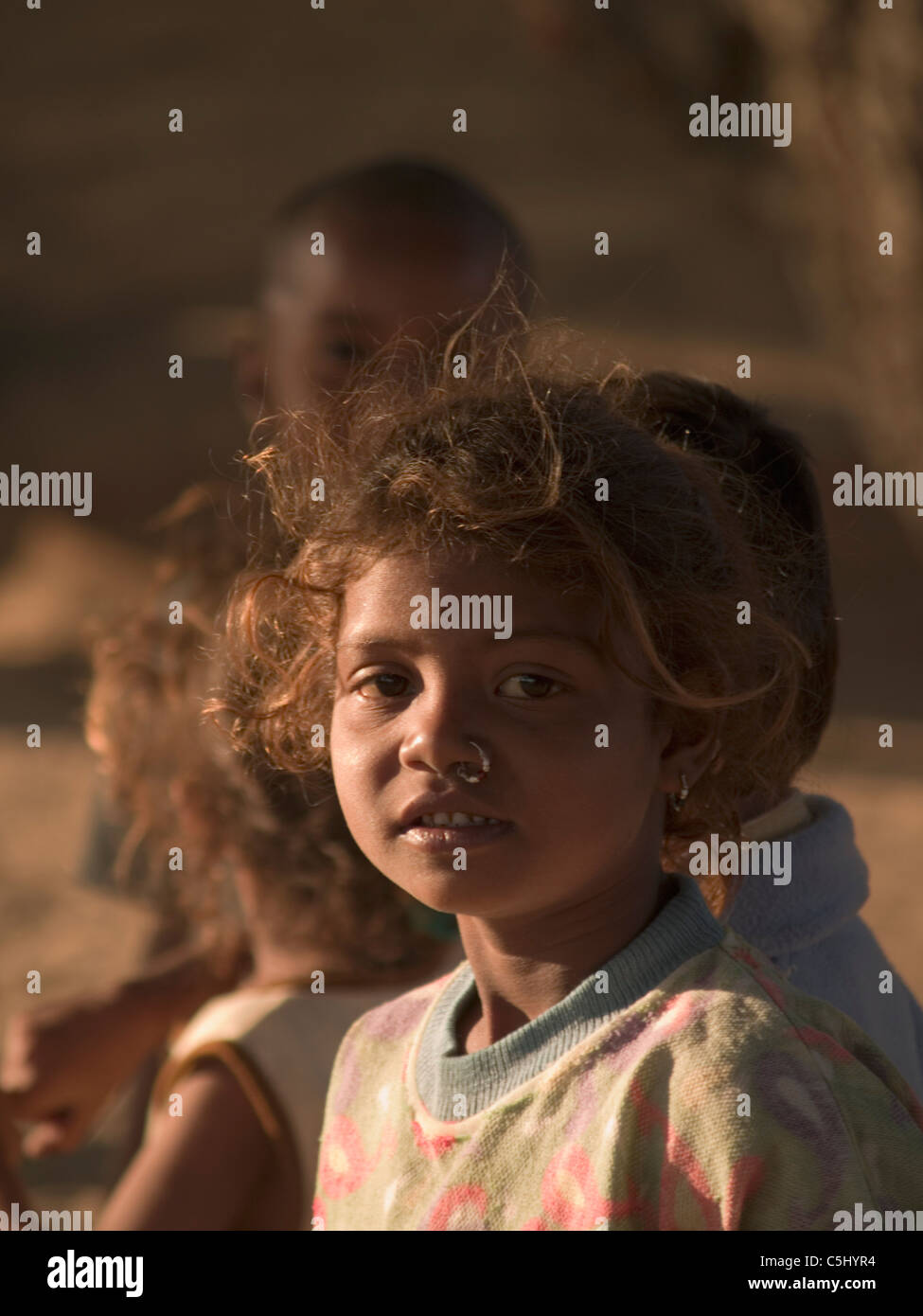Kids playing in village of Kathwada, Gujarat, India Stock Photo - Alamy
