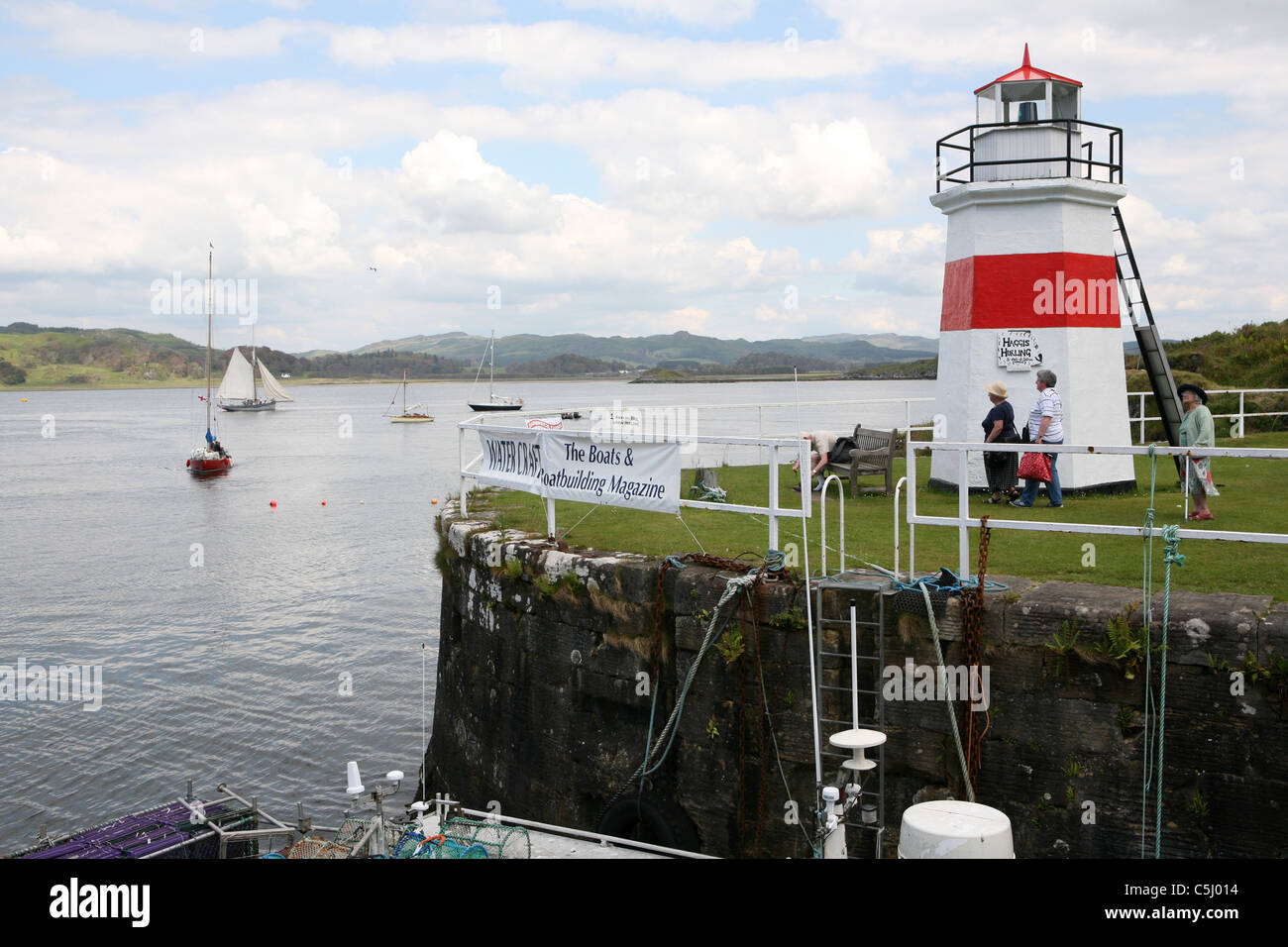 The Crinan canal Scotland Stock Photo - Alamy