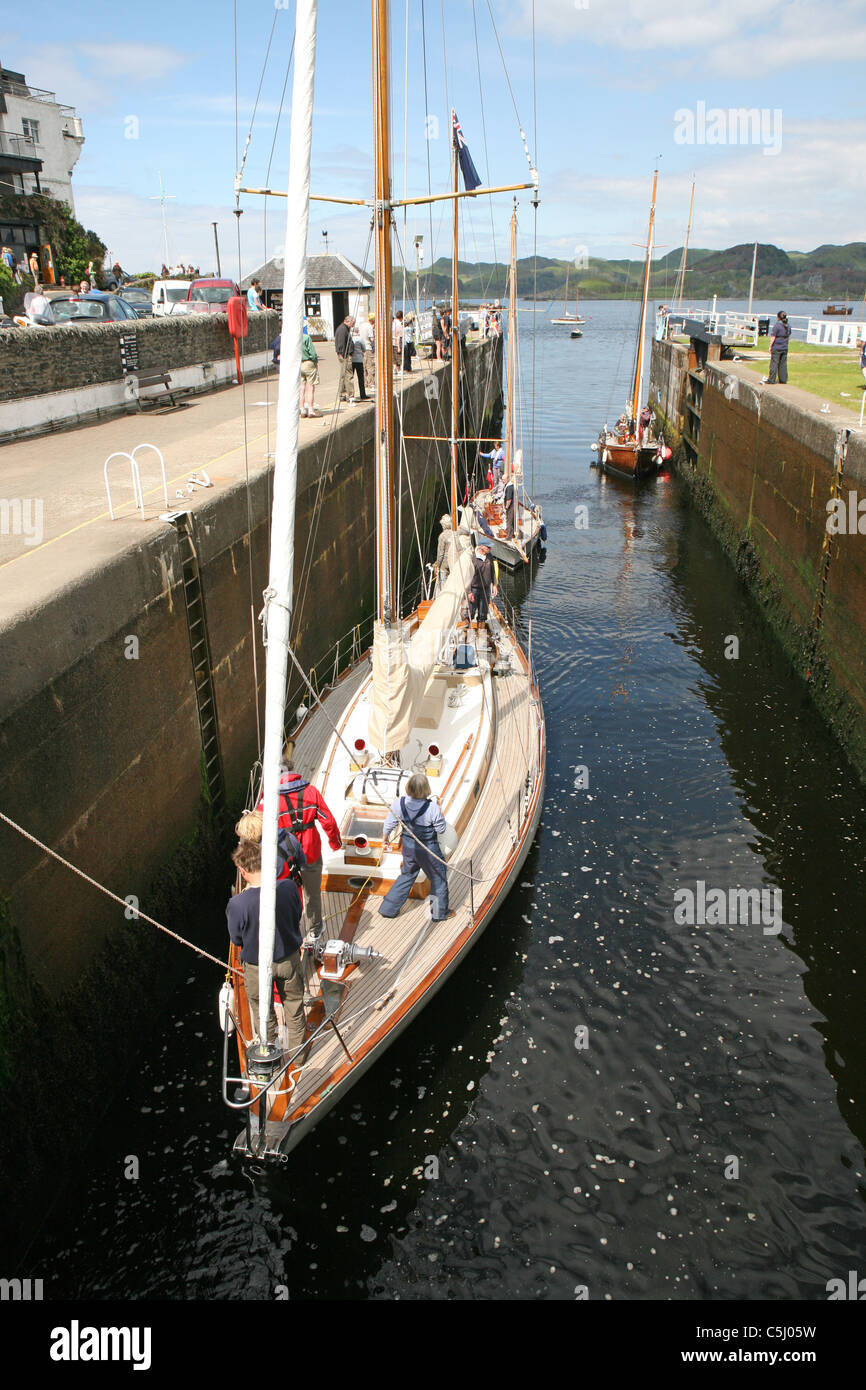 The Crinan canal Scotland Stock Photo - Alamy