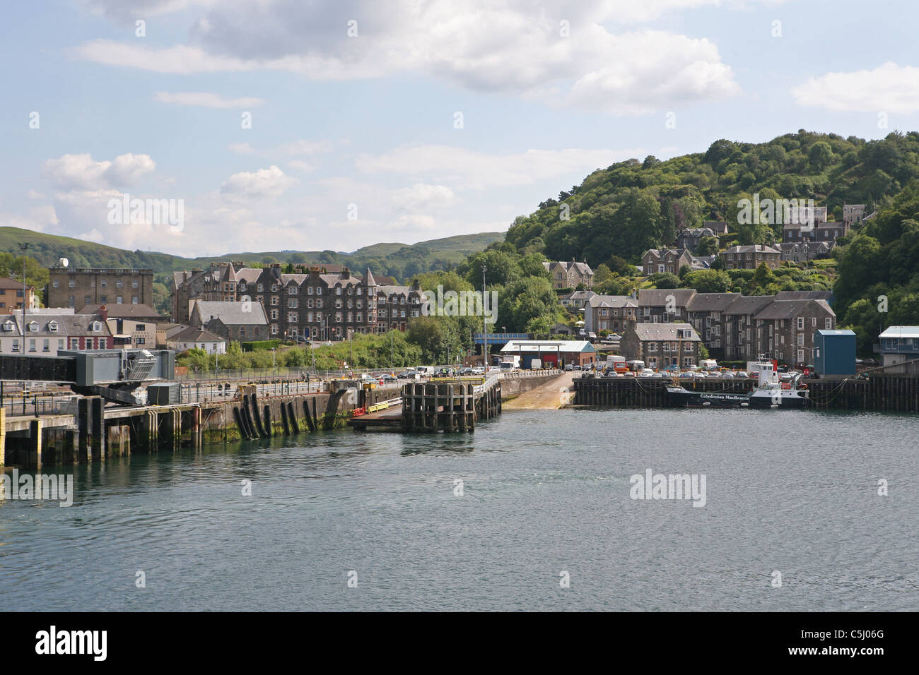 Oban - gateway to the isles Firth of Lorne Argyll Scotland Stock Photo ...