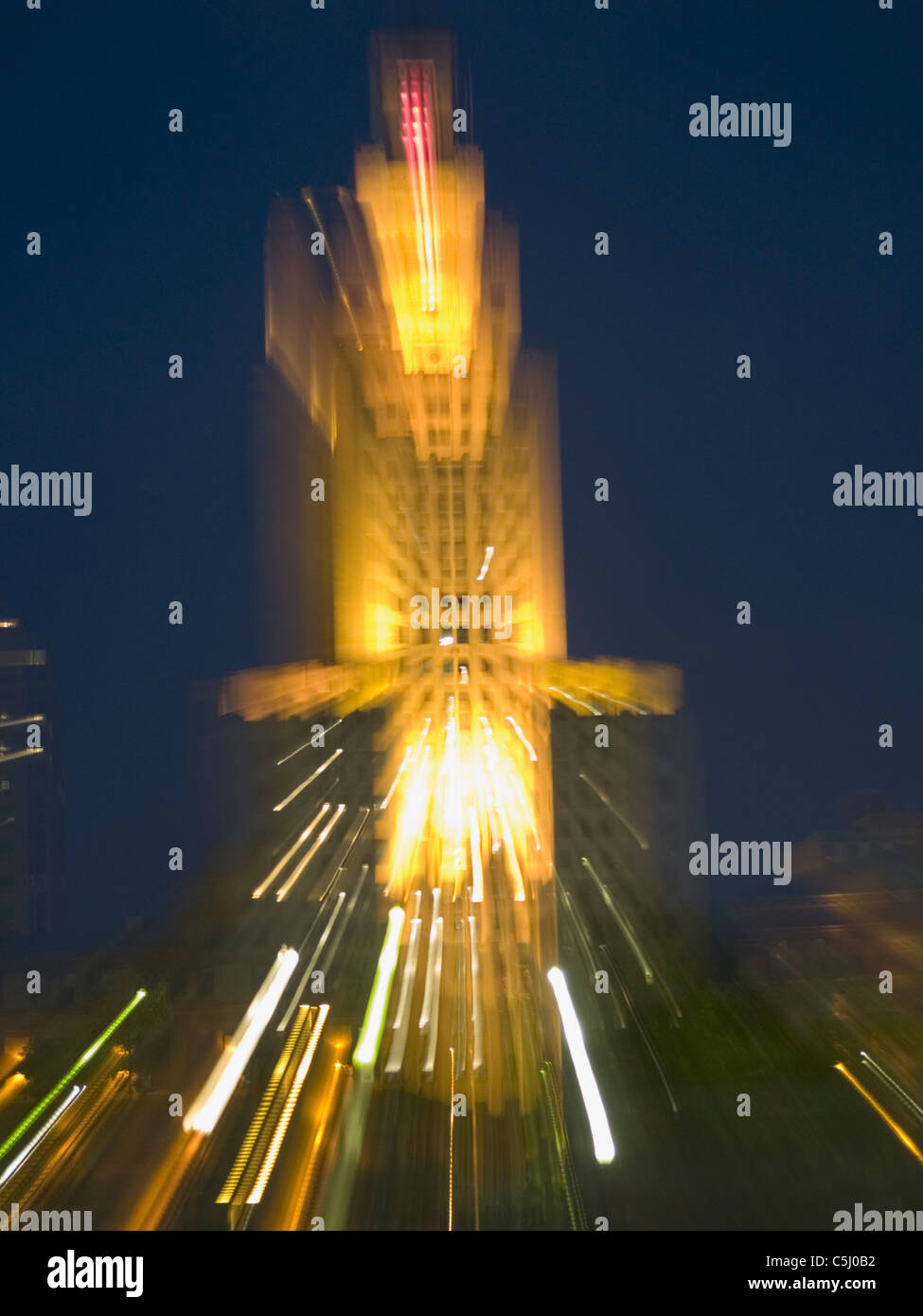 Street life at night in Providence, Rhode Island Stock Photo - Alamy