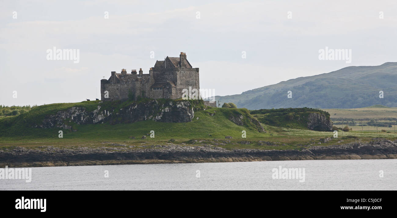 Duart Castle, home of Sir Lachlan Maclean and the Maclean clan Stock ...