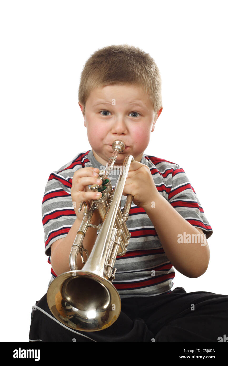 Blowing an instrument hi-res stock photography and images - Alamy