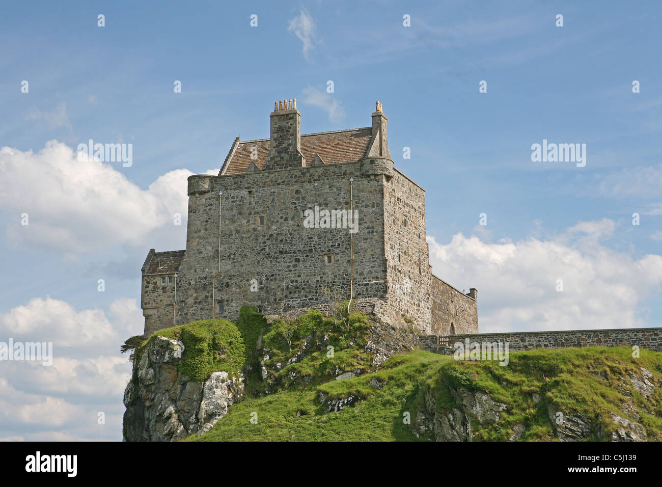 Duart Castle, home of Sir Lachlan Maclean and the Maclean clan Stock ...
