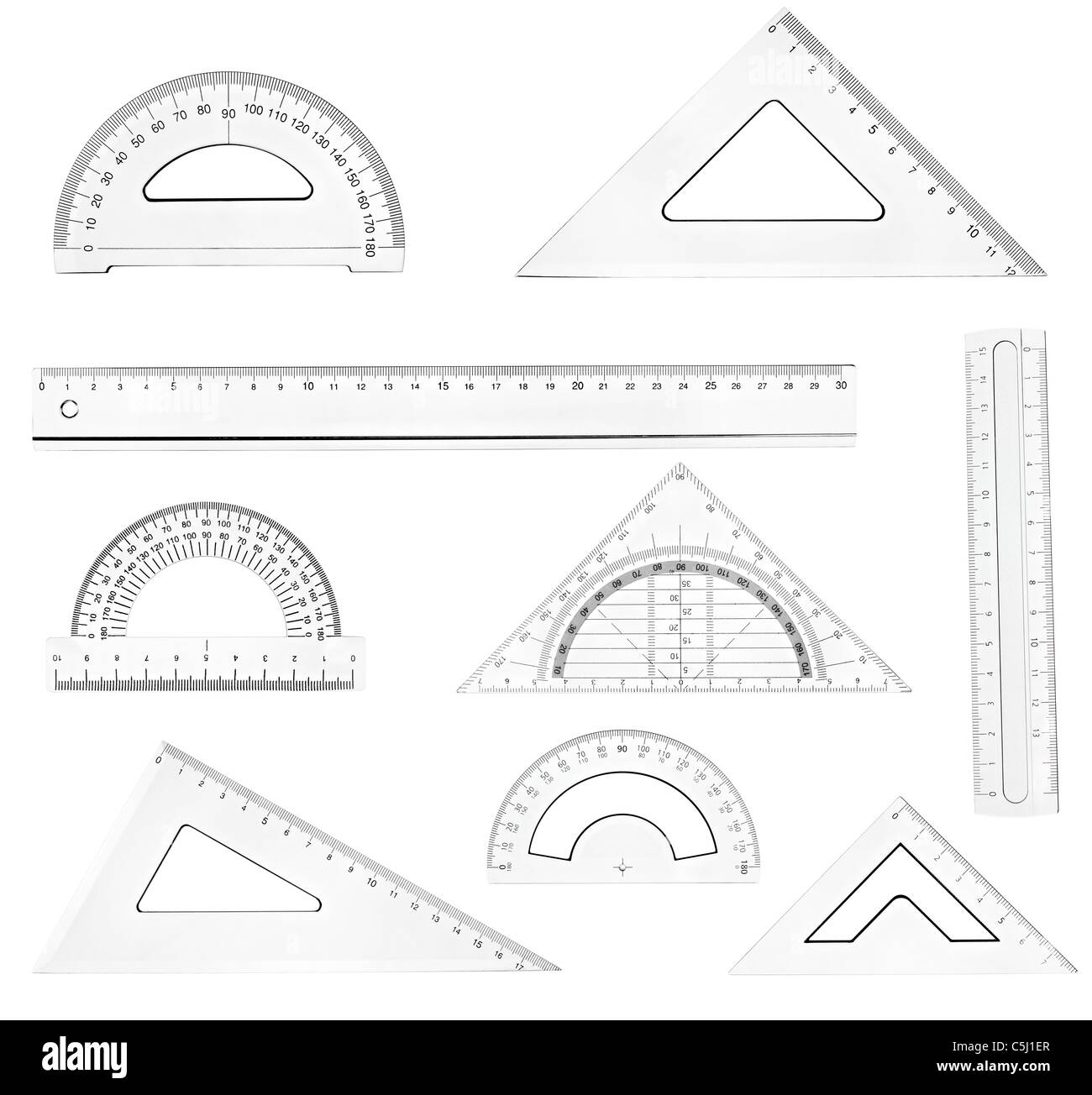 Foot measurement ruler Black and White Stock Photos & Images - Alamy