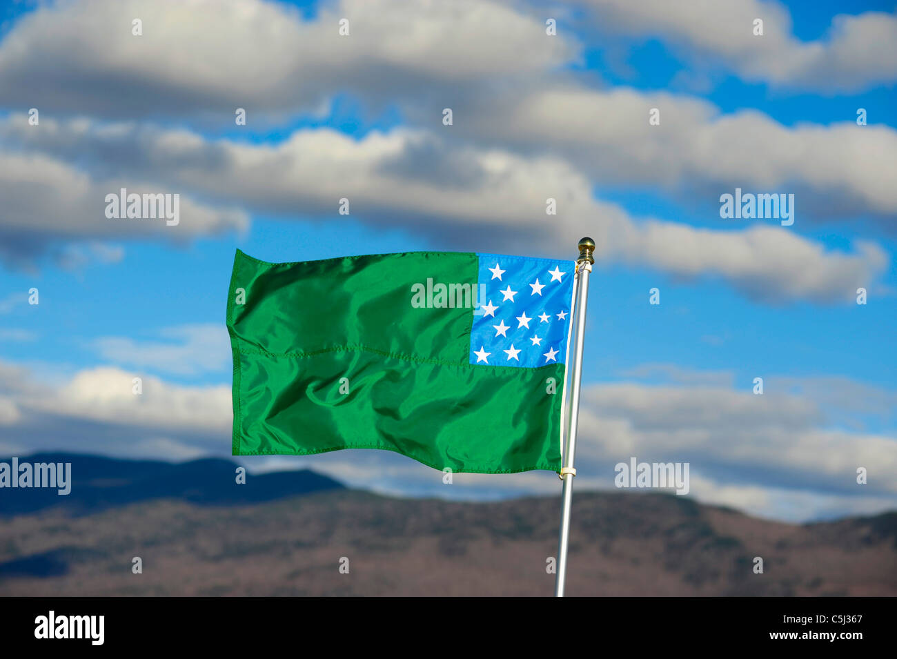 Green mountain boys flag hi-res stock photography and images - Alamy