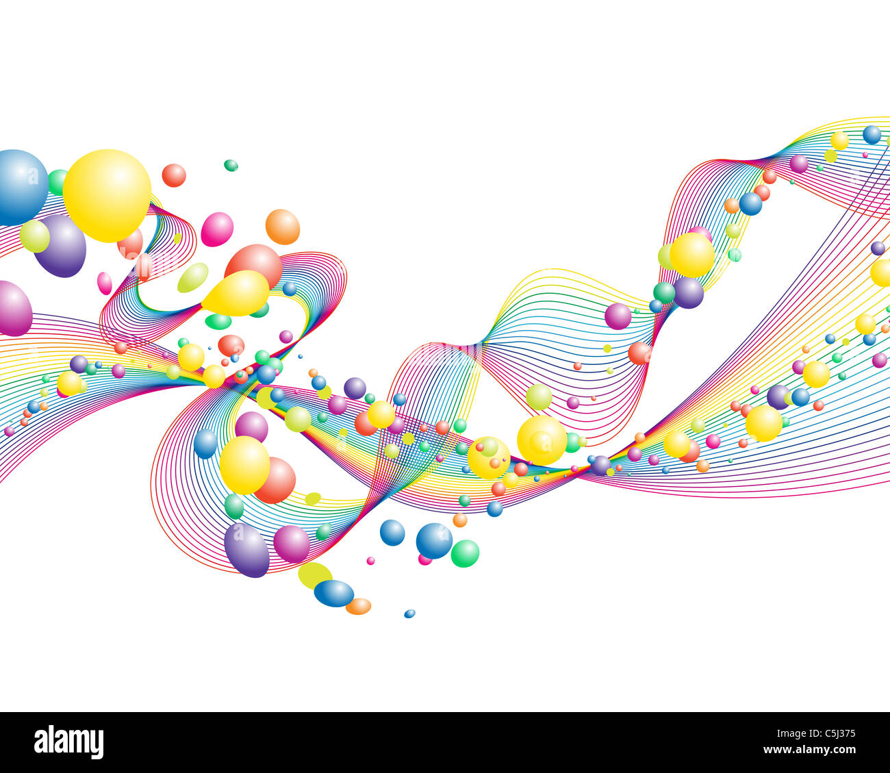 Colourful lines background for design use. Vector illustration Stock ...