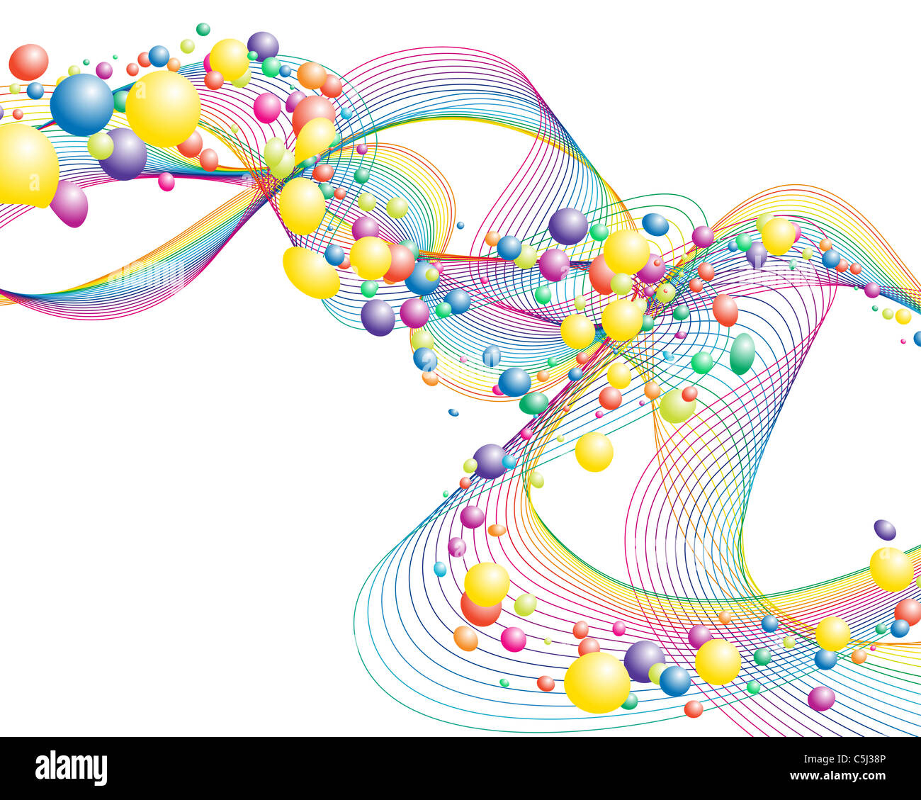 Colourful lines background for design use. Vector illustration Stock ...
