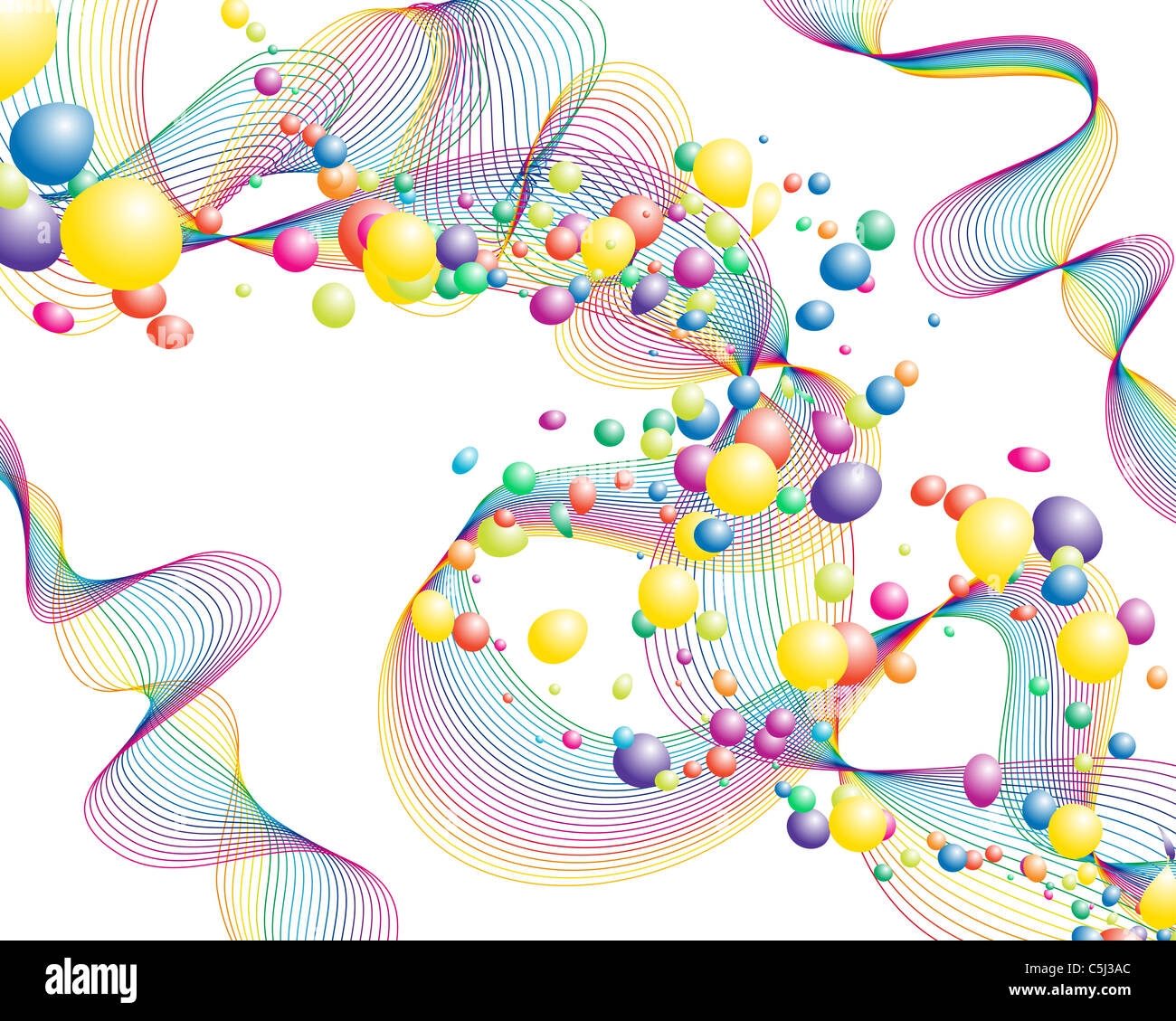 Colourful lines background for design use. Vector illustration Stock ...