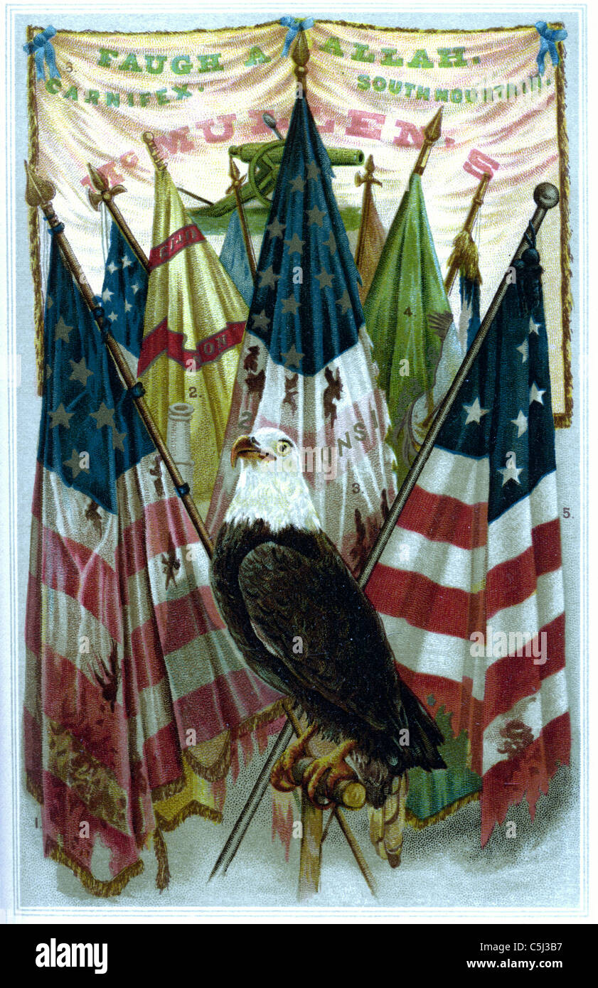 Civil war flags hi-res stock photography and images - Alamy