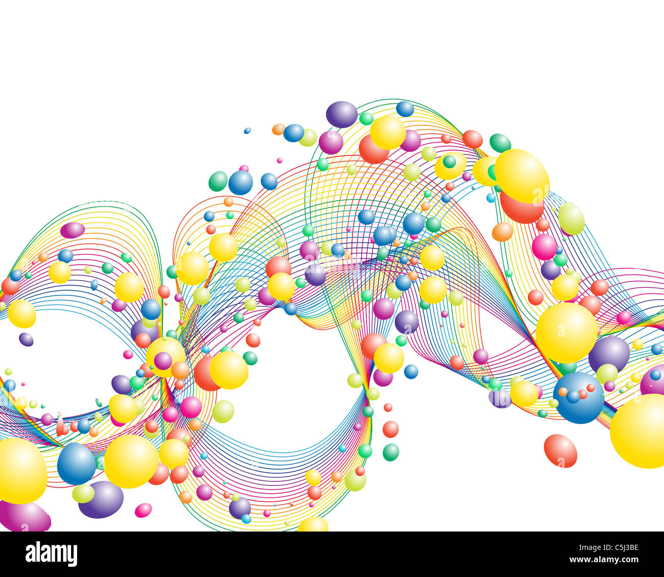 Colourful lines background for design use. Vector illustration Stock ...