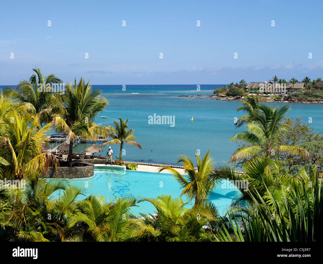 Swimming pool maritim hotel mauritius hi-res stock photography and ...