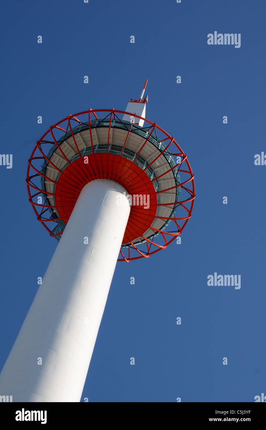 Bottom of Kyoto Tower in Kyoto, Japan Stock Photo - Alamy