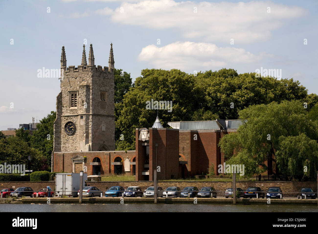 river thames isleworth london england Stock Photo - Alamy