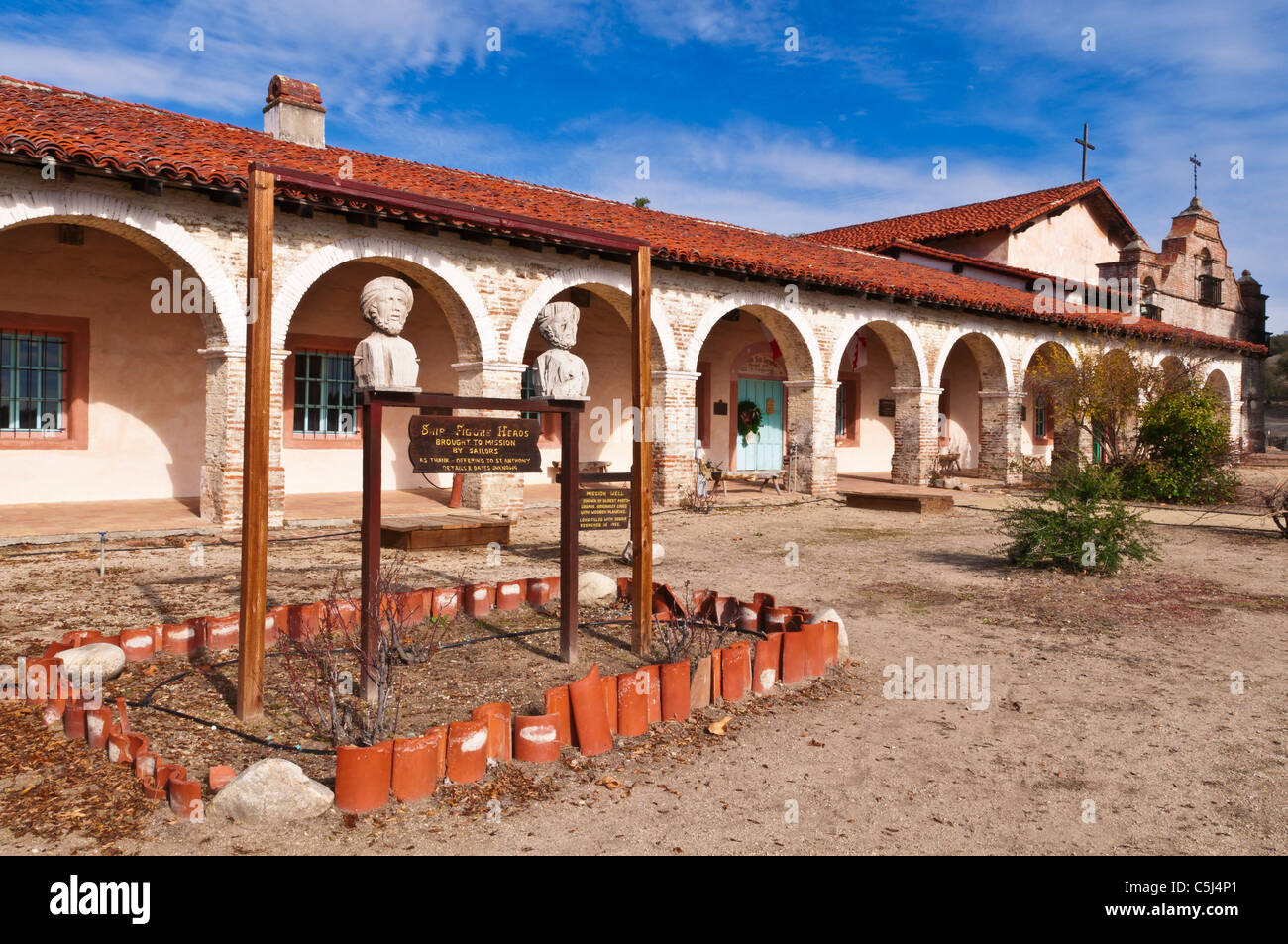 Mission style roof hi-res stock photography and images - Alamy