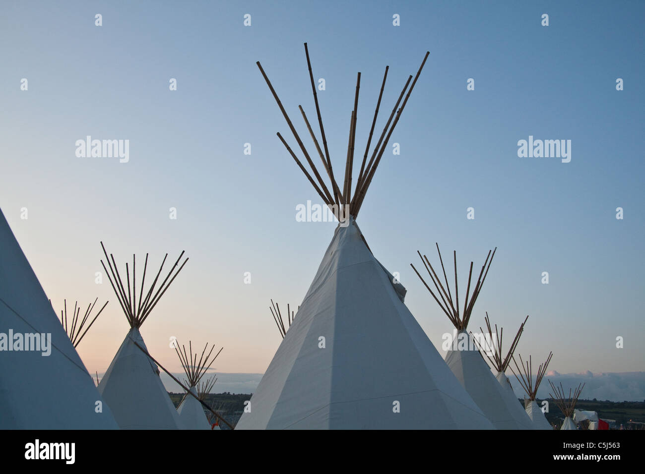 Teepee tents hi-res stock photography and images - Alamy