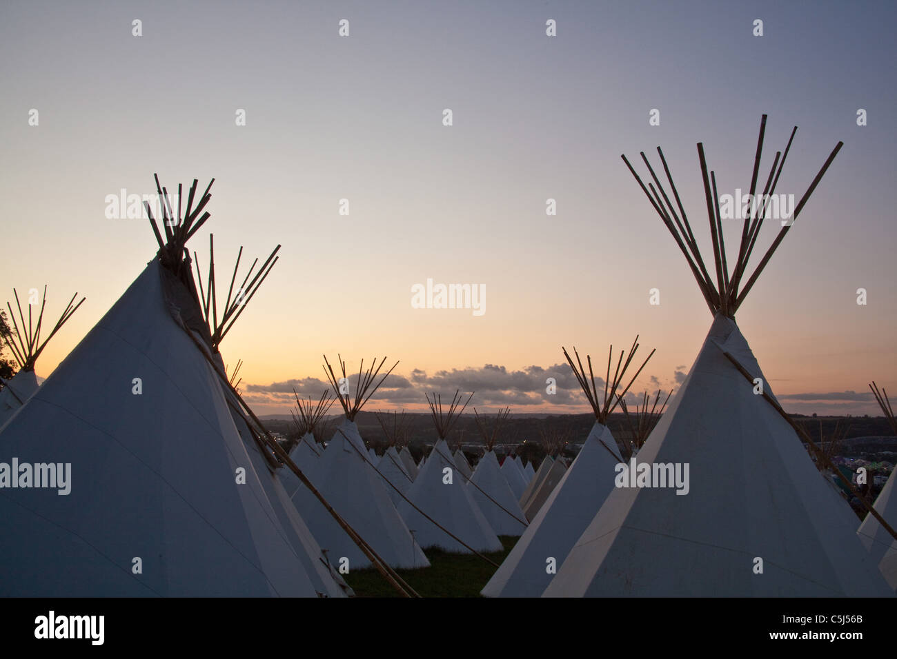 Teepee tents hi-res stock photography and images - Alamy