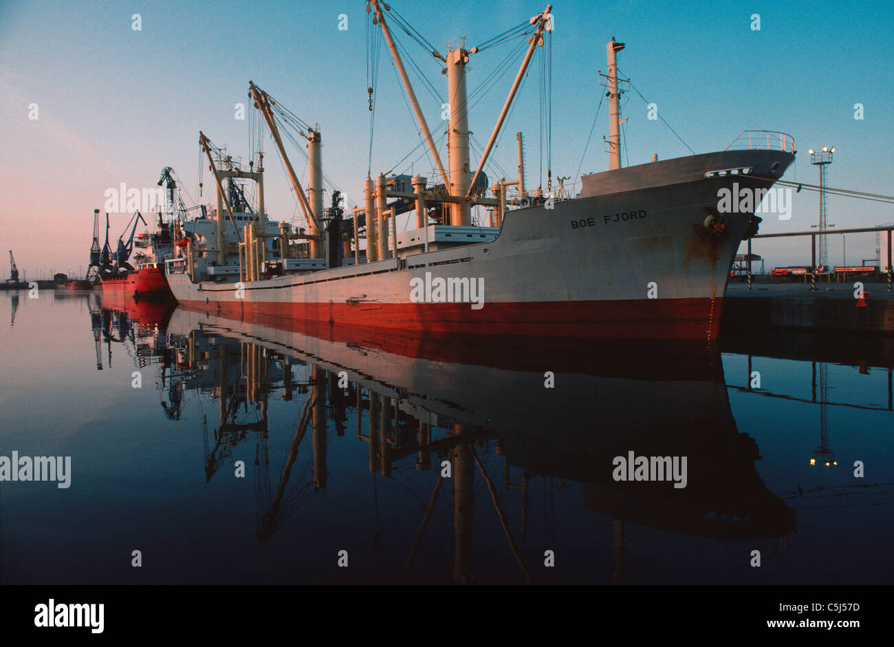 Ships lying in Leith Docks, Edinburgh, Scotland Stock Photo - Alamy