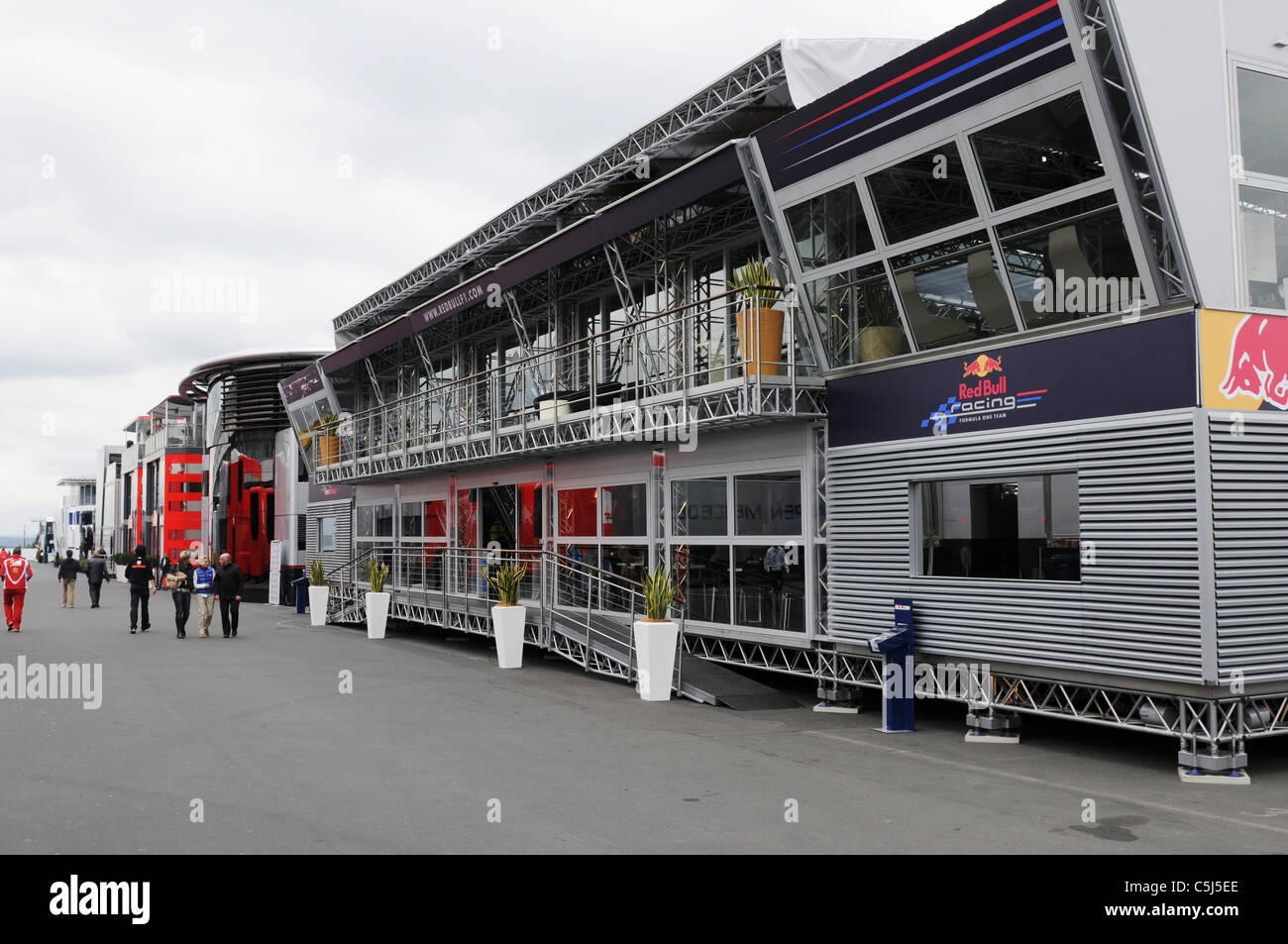 Red Bull Hospitality building Stock Photo - Alamy