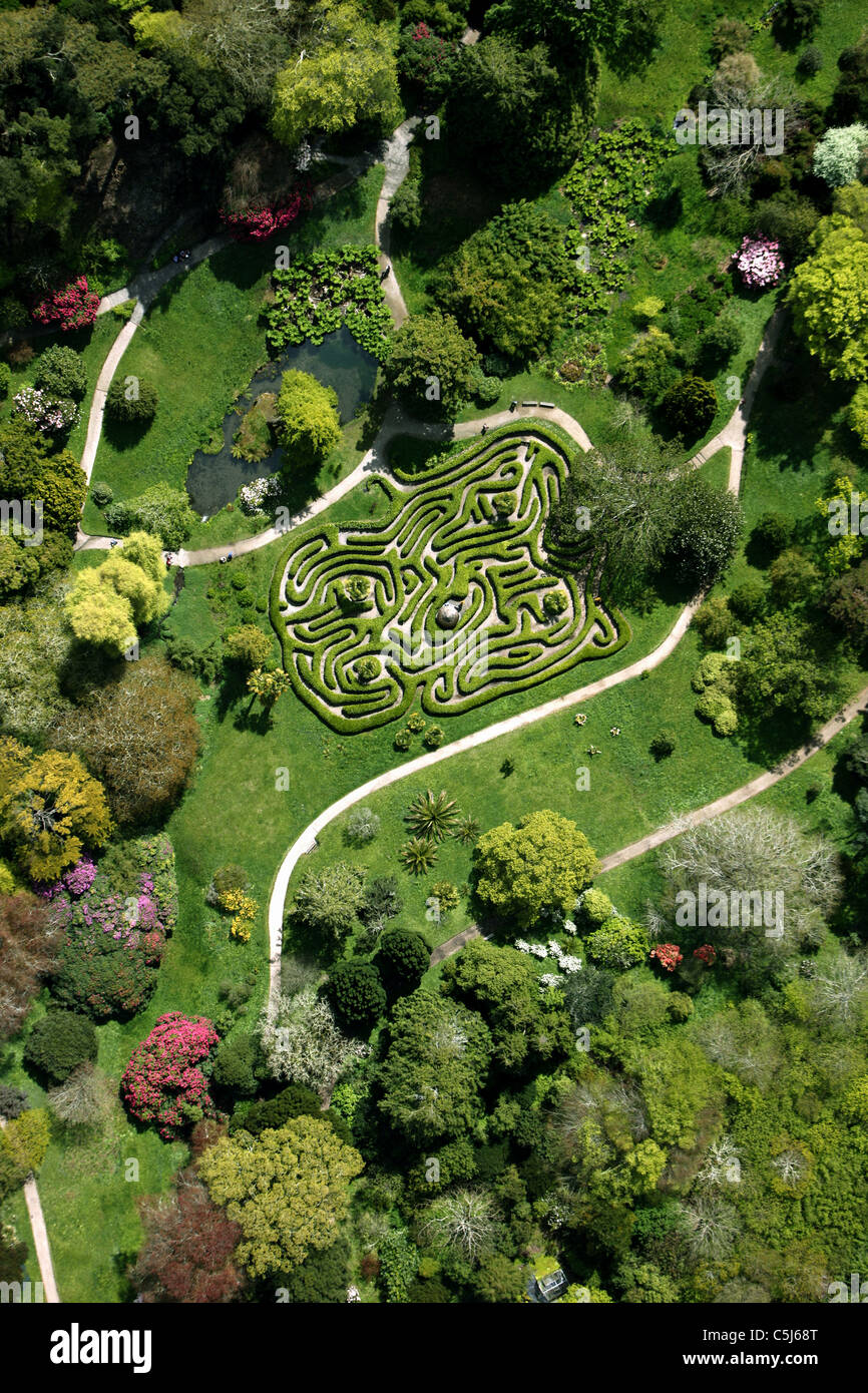 Glendurgan Maze Stock Photos & Glendurgan Maze Stock Images - Alamy