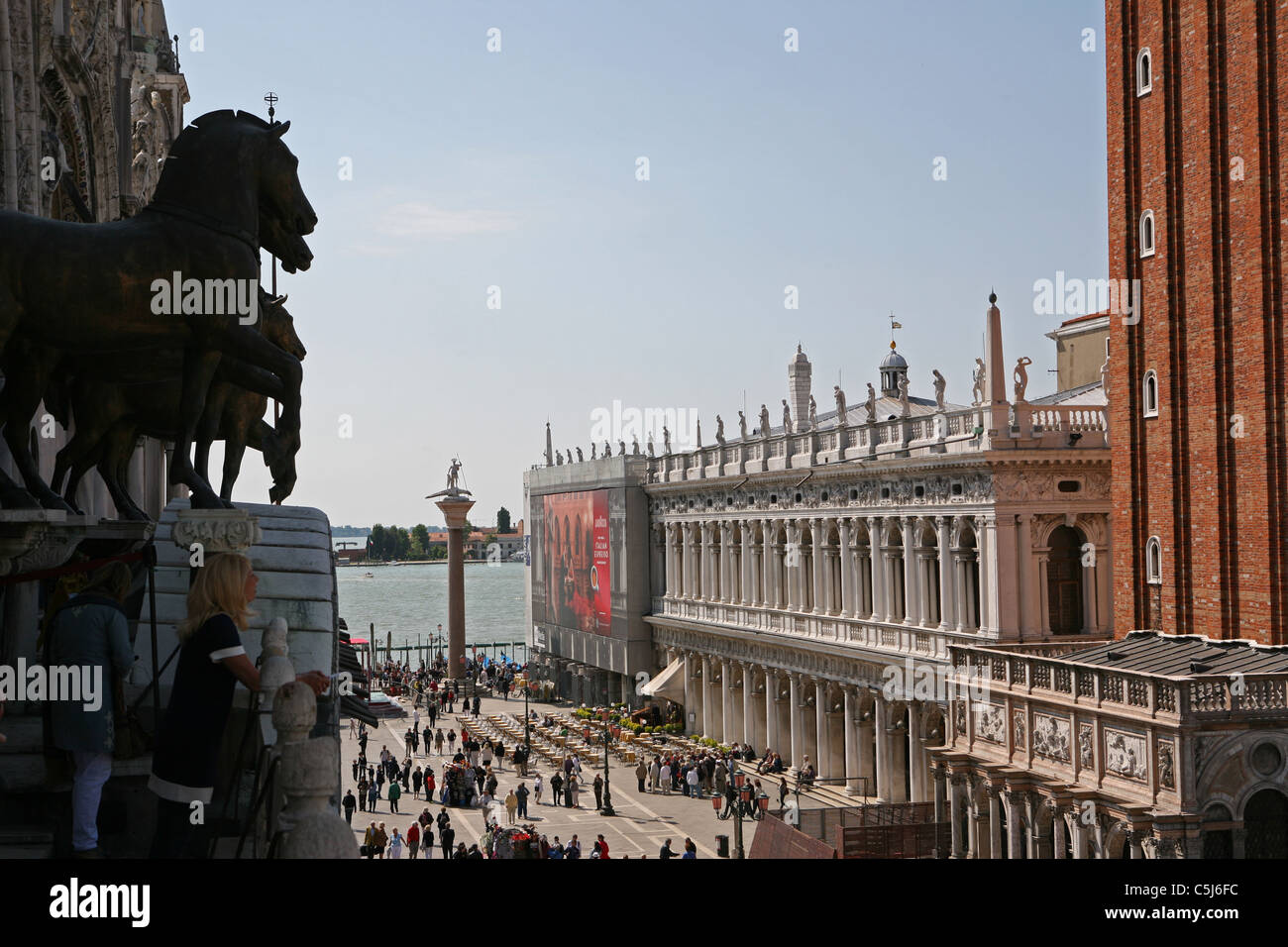 Piazza San Marco St Mark's square Venice Italy Stock Photo - Alamy