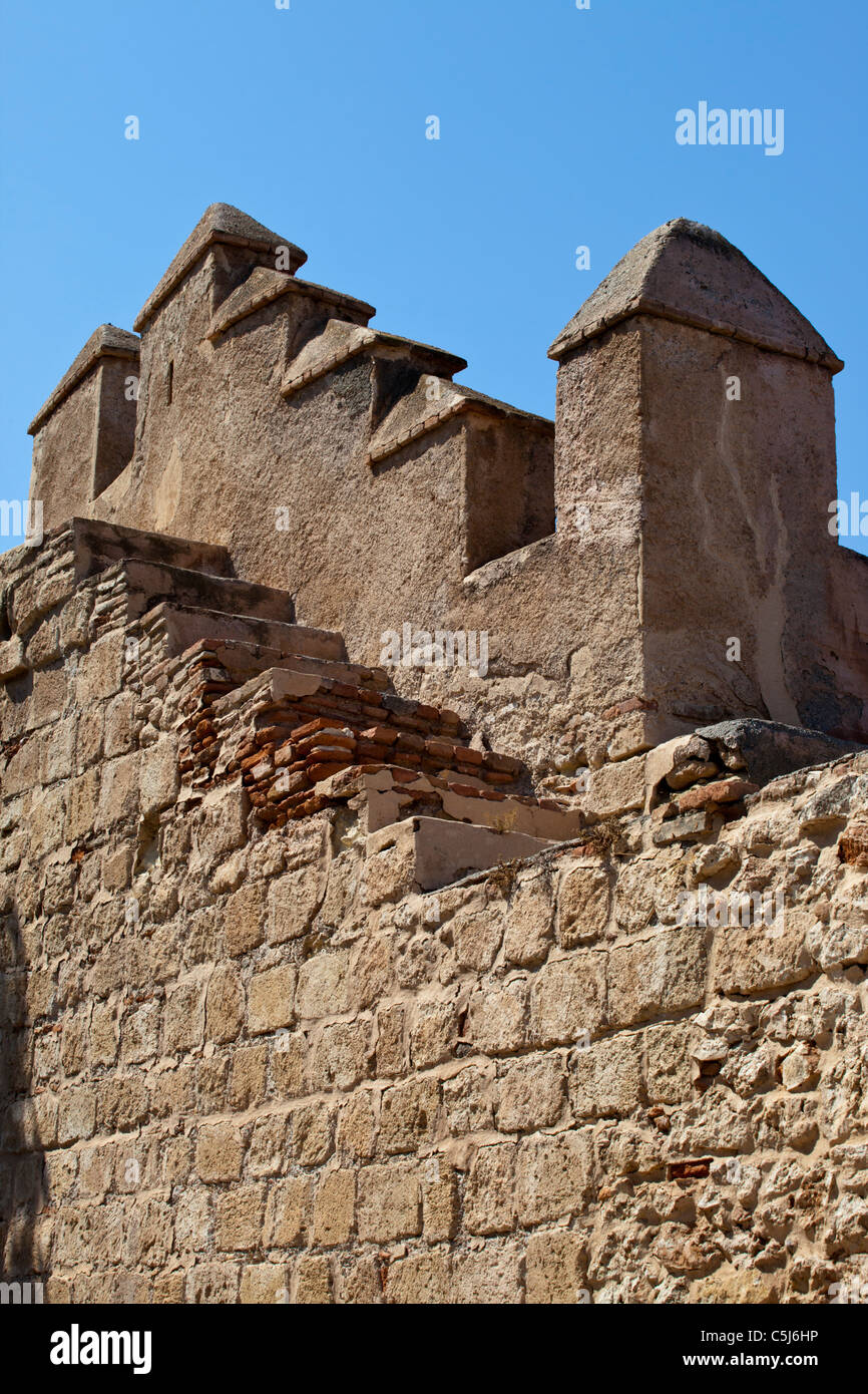 Andalucia castle wall battlement hi-res stock photography and images ...
