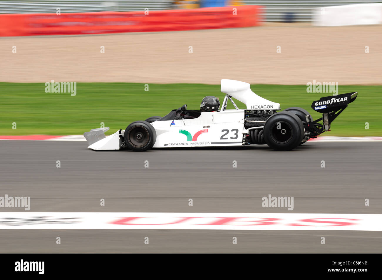 Grand Prix Masters F1 Cars - Silverstone Classic Stock Photo - Alamy
