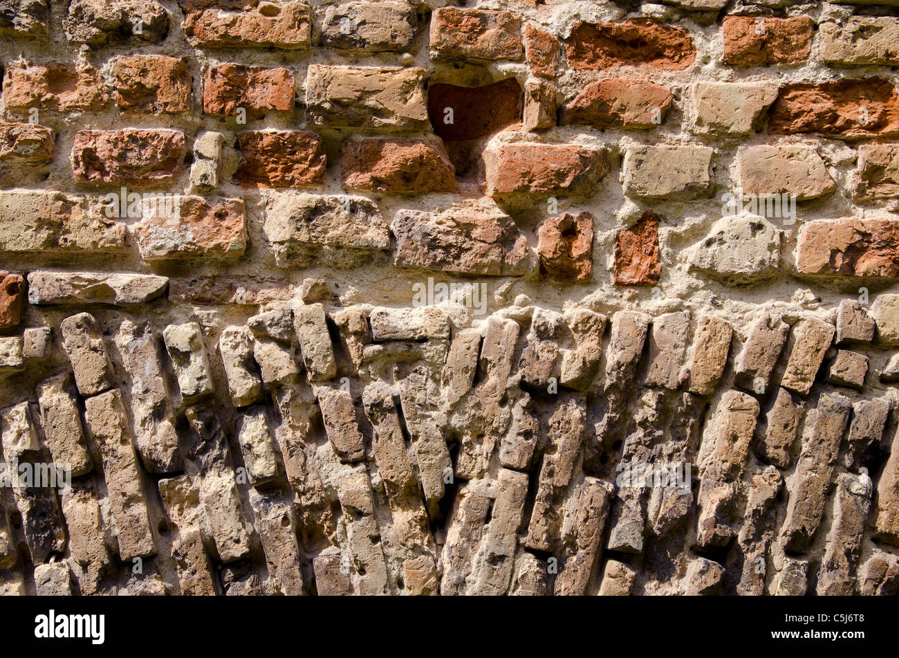 historical bricks wall background and texture Stock Photo - Alamy