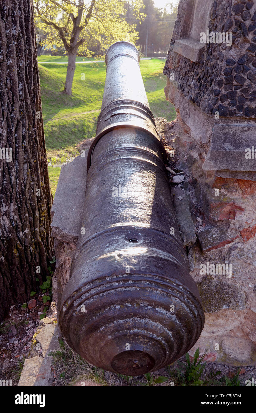 the Middle Age historical cannon in Europe Stock Photo - Alamy