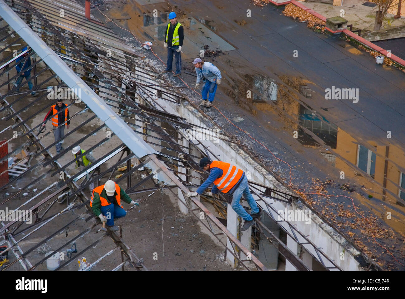 Dismantling Roof High Resolution Stock Photography and Images - Alamy