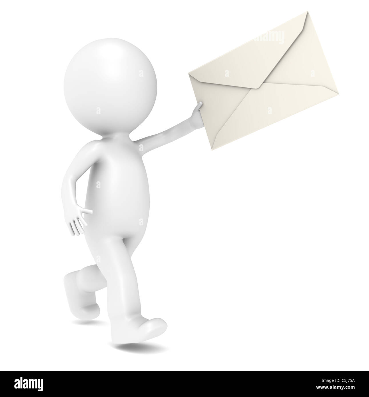 3d little human character running hi-res stock photography and images ...