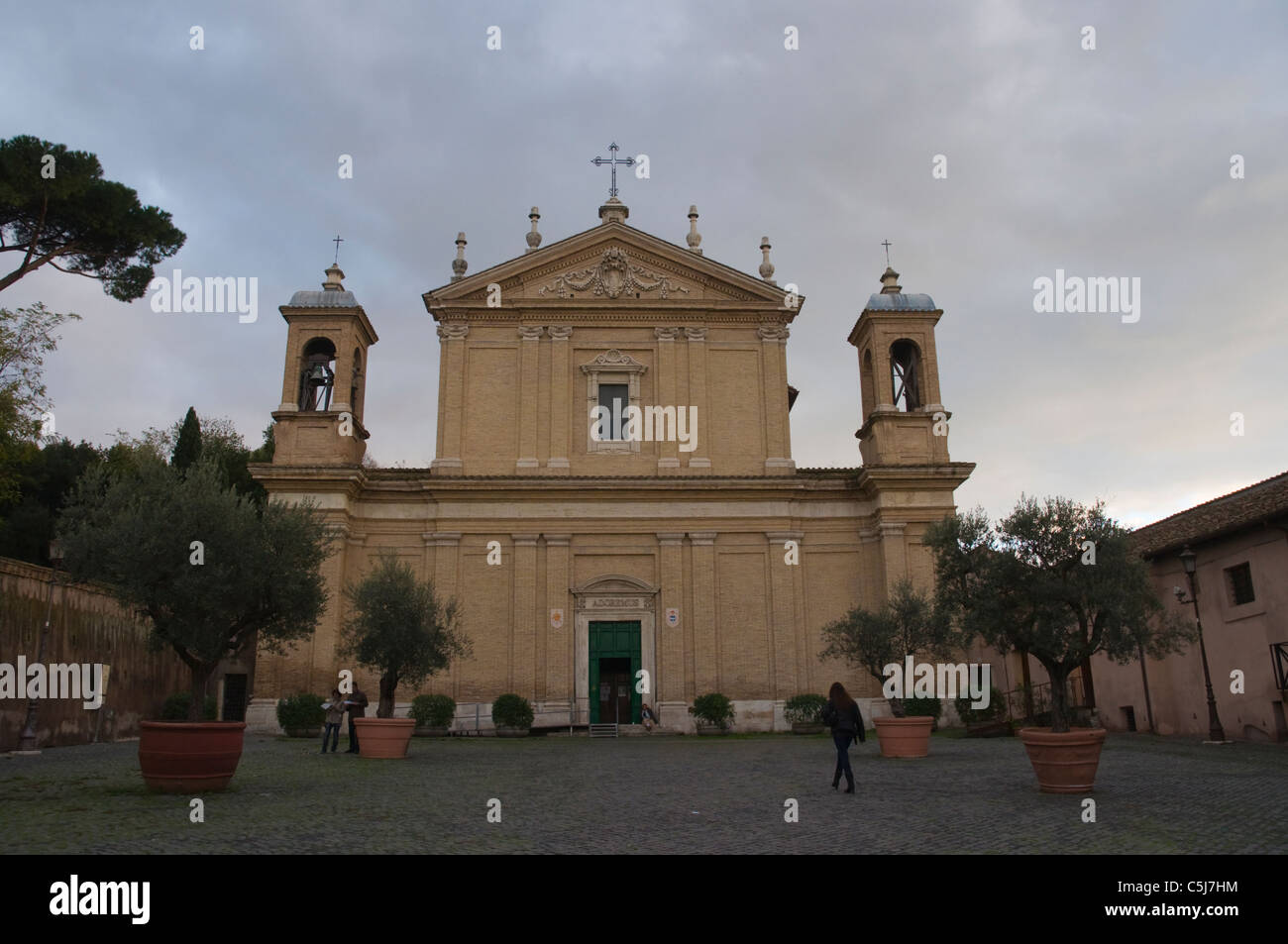 Chiesa di San Gregorio Magno church at Piazza di Porta Capena square ...