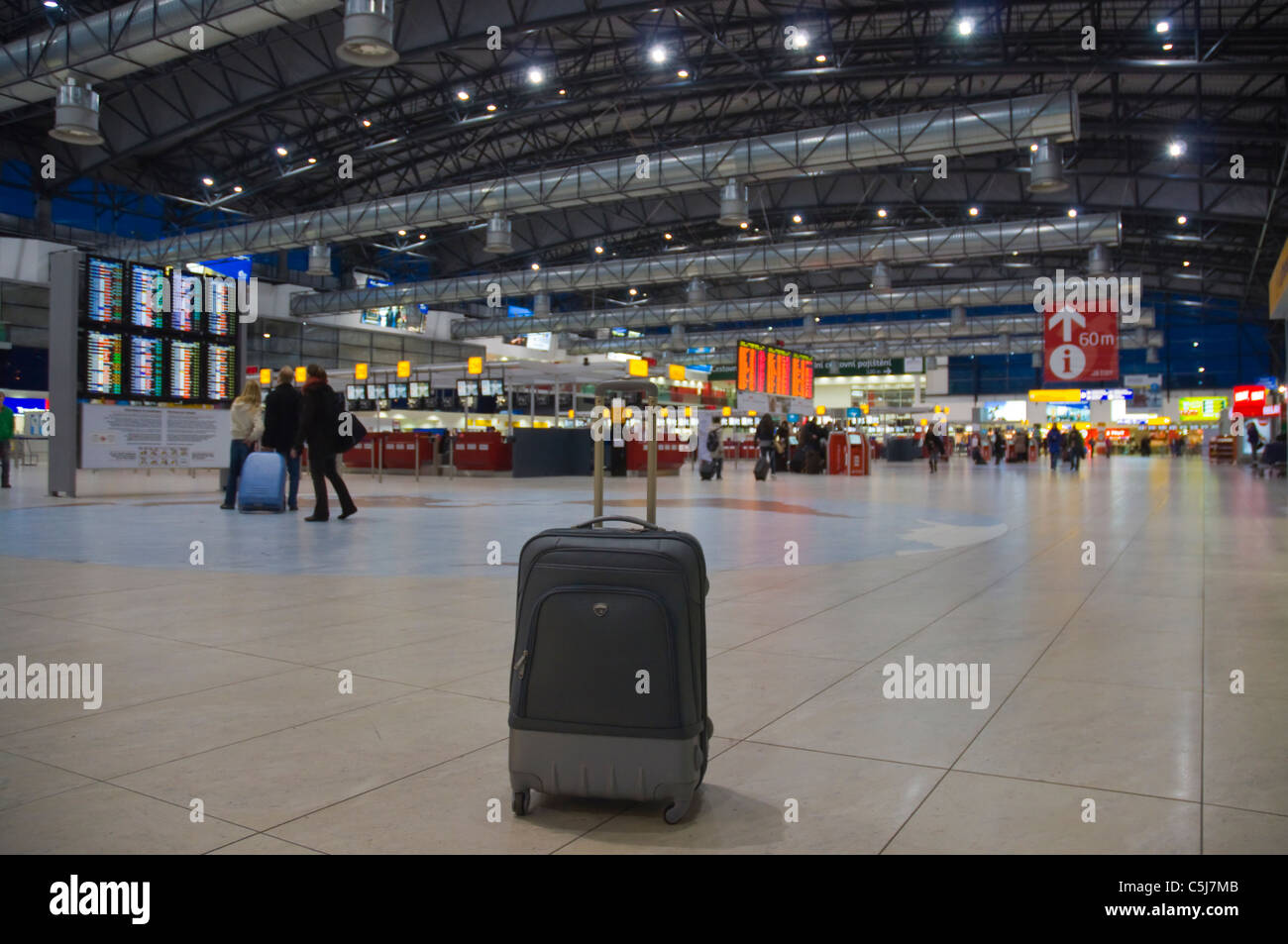 Ruzyne airport Schengen terminal 2 Prague Czech Republic Europe Stock ...