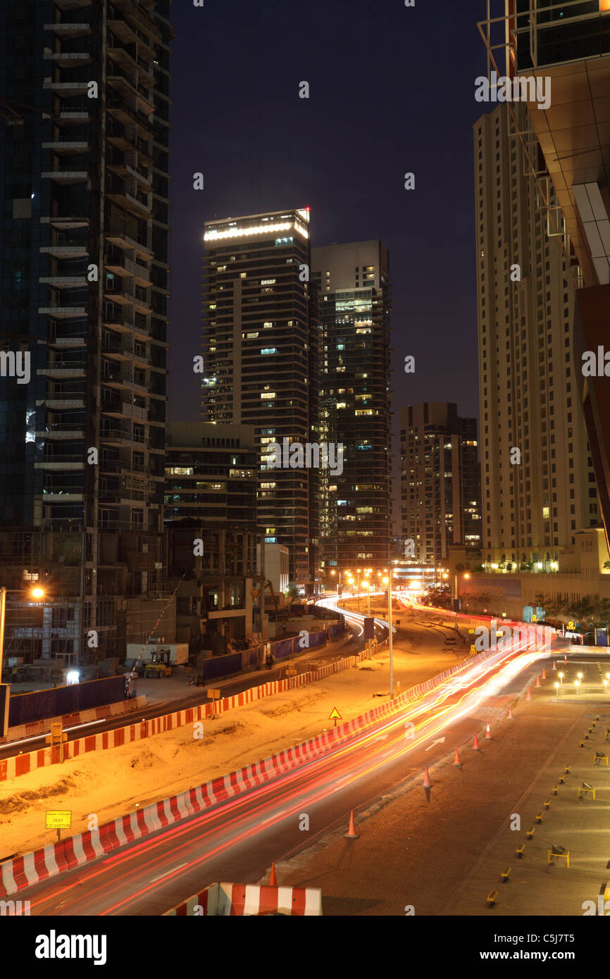 Dubai marina street hi-res stock photography and images - Alamy