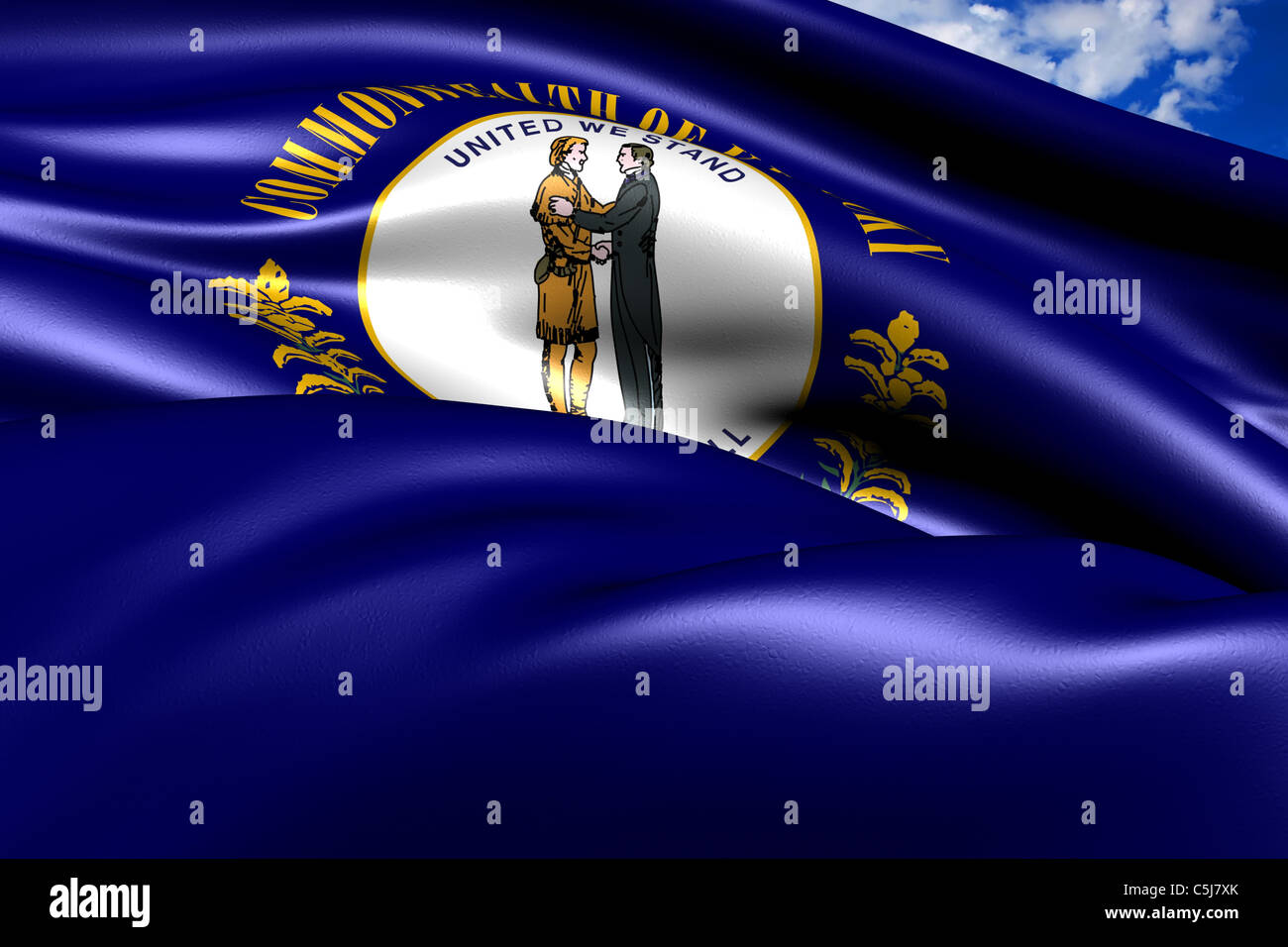 Flag of kentucky use states hi-res stock photography and images - Alamy