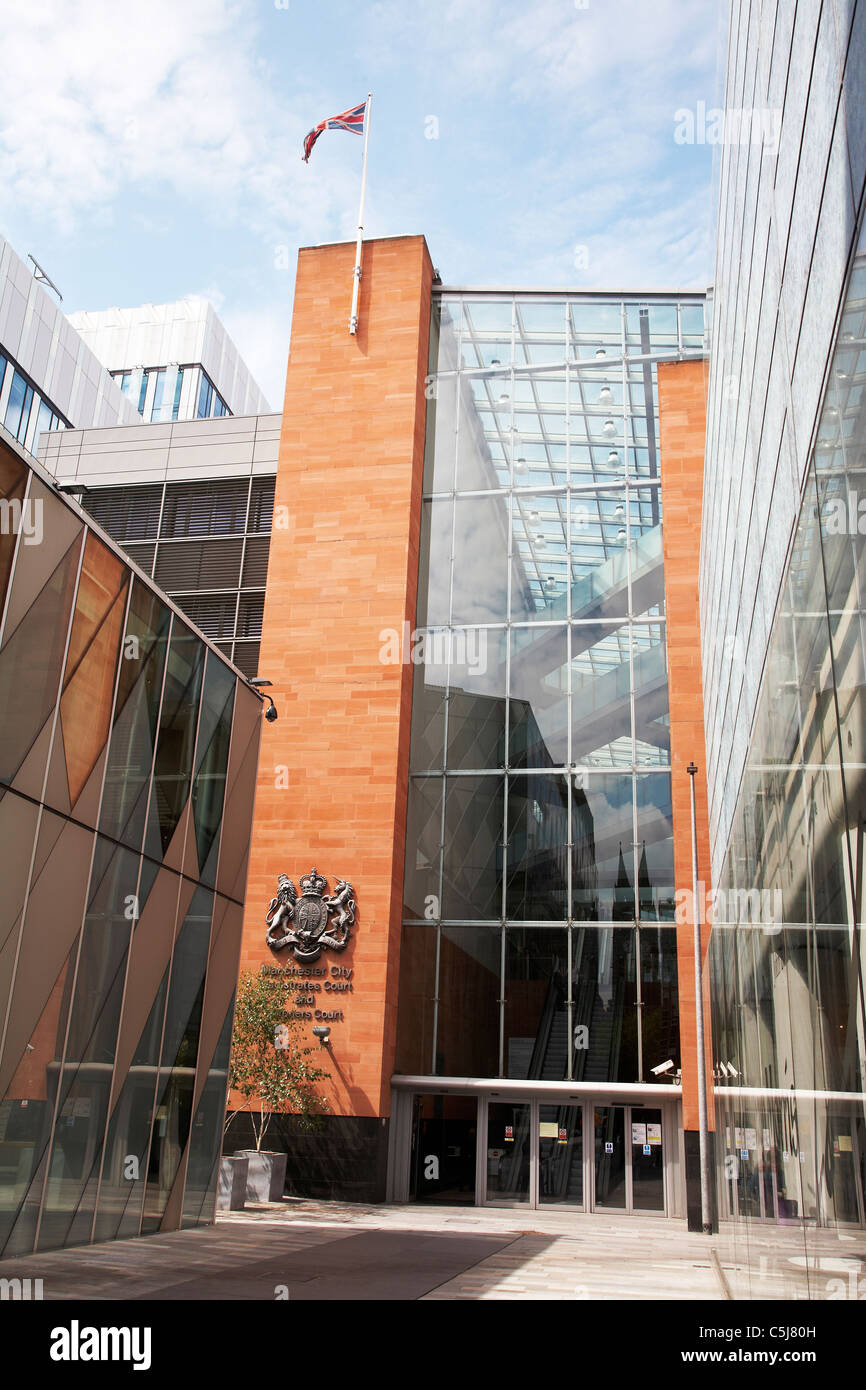 Entrance to Manchester City Magistrates Court and Coroners Court ...