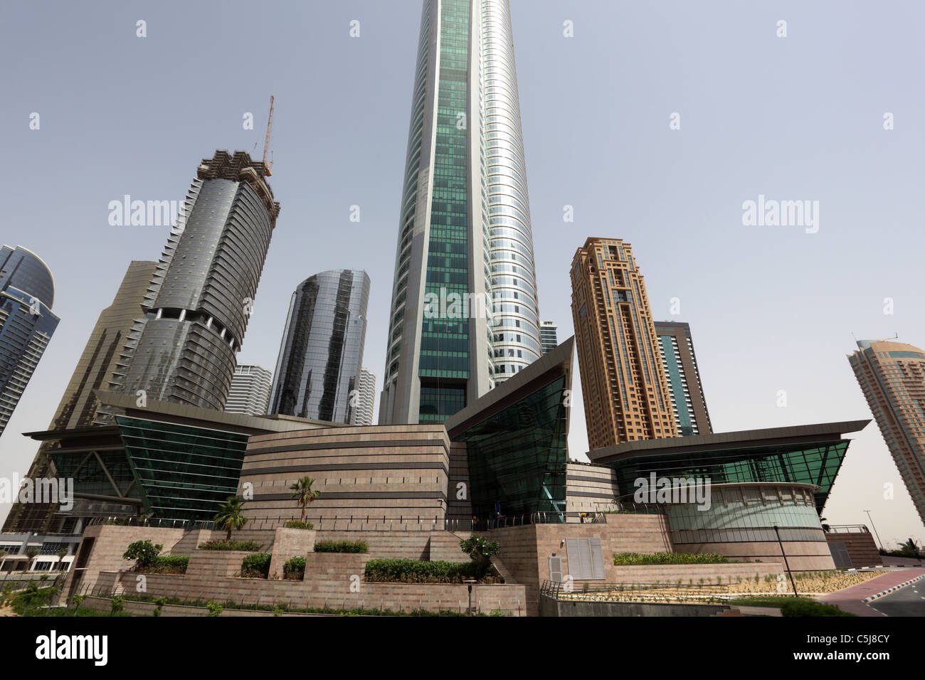 Jumeirah Lake Towers in Dubai, United Arab Emirates Stock Photo - Alamy
