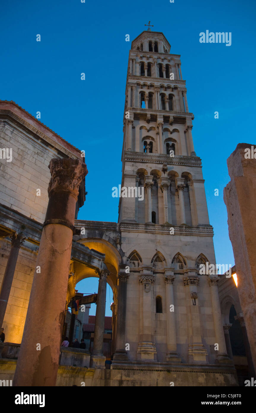 Cathedral of st domnius tower view hi-res stock photography and images ...