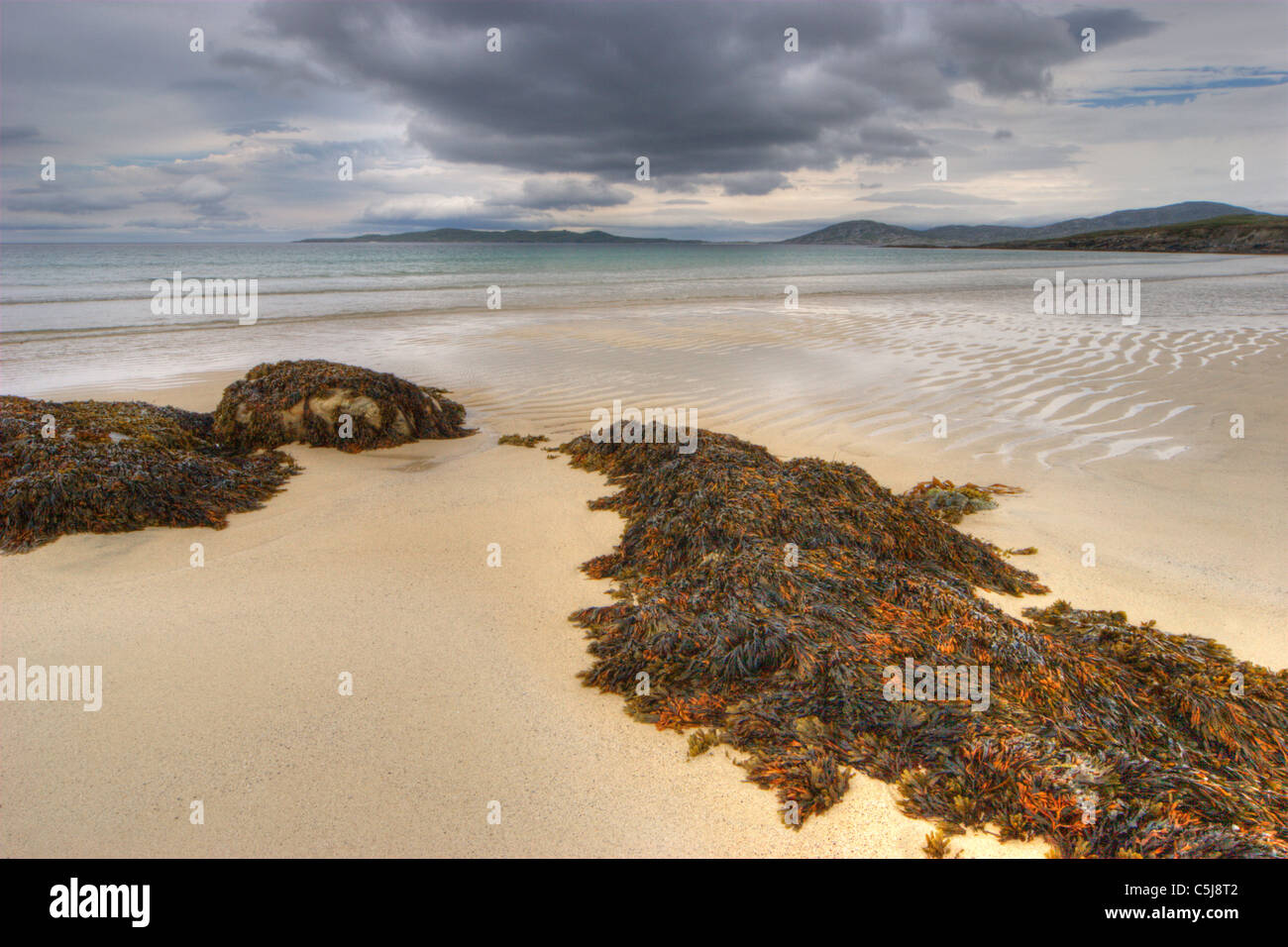 Horgabost Beach on the Isle of Harris, Outer Hebrides Stock Photo - Alamy