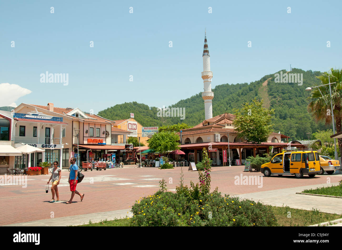Port Harbor Gocek Marina near Fethiye Turkey Turkish Stock Photo - Alamy