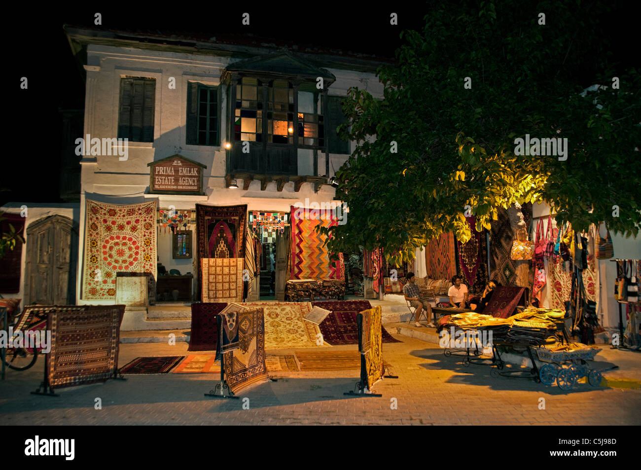 Kas Turkey Turkish Market Bazaar Carpets Carpet Stock Photo - Alamy