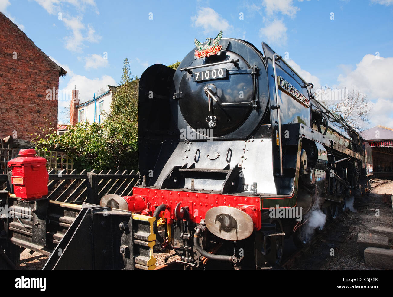The Duke of Gloucester Steam Locomotive in Pickering station Stock ...