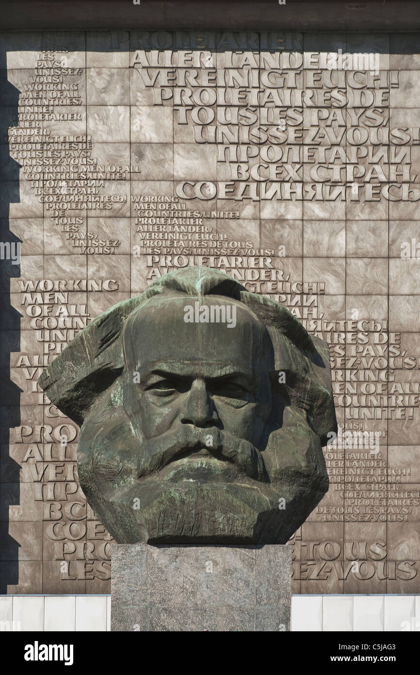 Karl-Marx-Monument, Chemnitz | Karl-Marx-Monument, Chemnitz Stock Photo ...