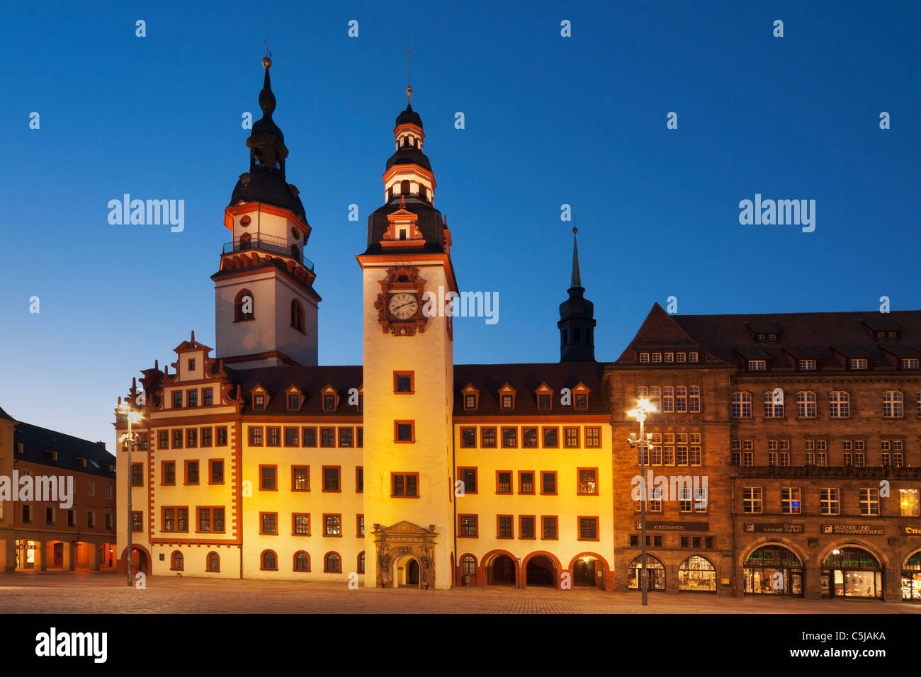 Altes Rathaus, Chemnitz | Old Guildhall, Chemnitz Stock Photo - Alamy