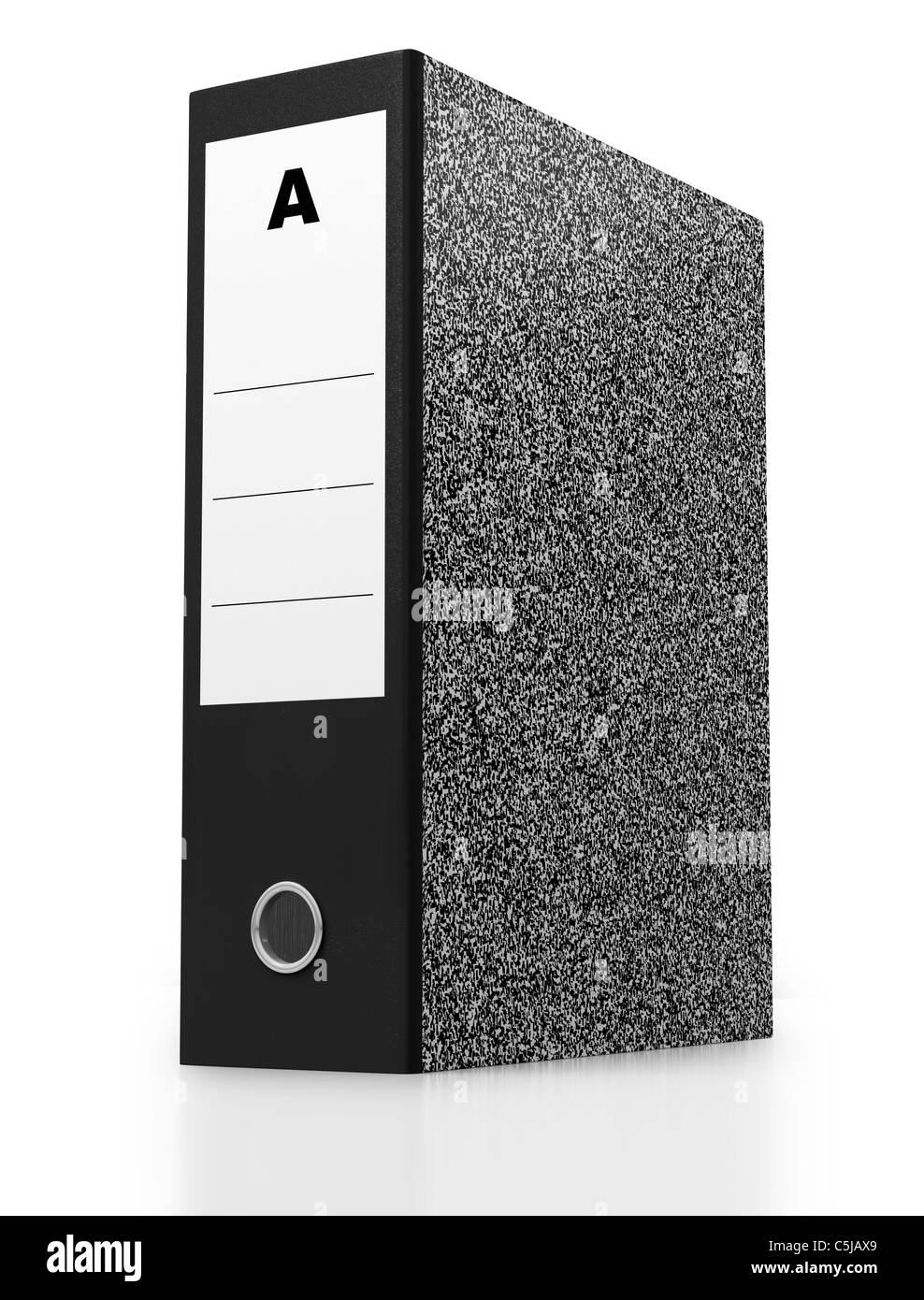 Single office folder on white background Stock Photo - Alamy